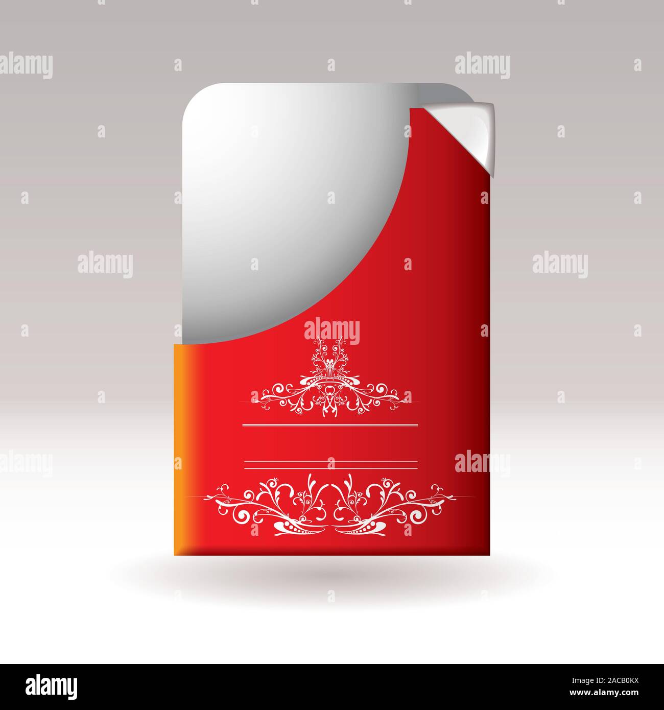 Modern card floral Stock Photo - Alamy