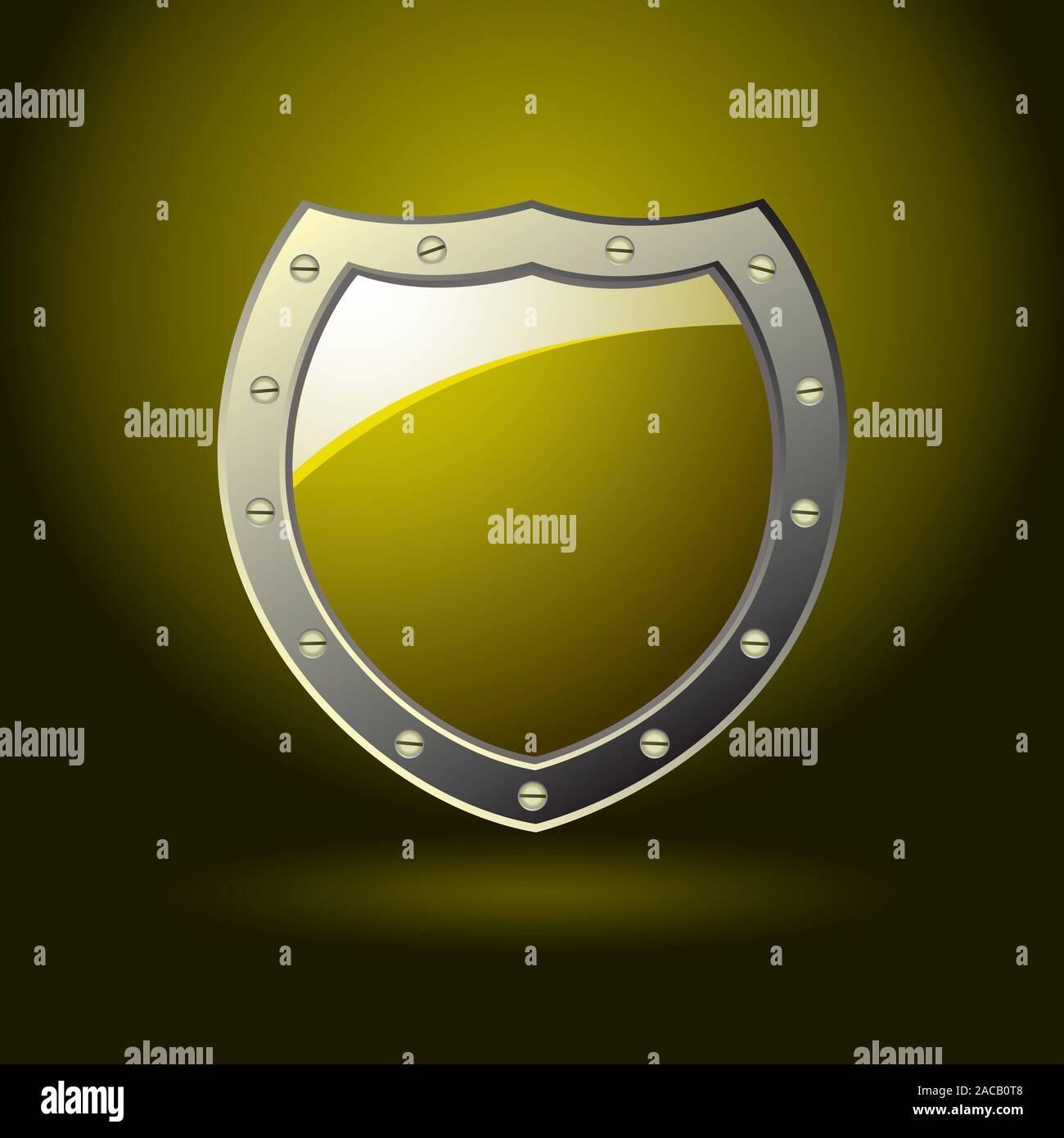 Gold shield hi-res stock photography and images - Alamy