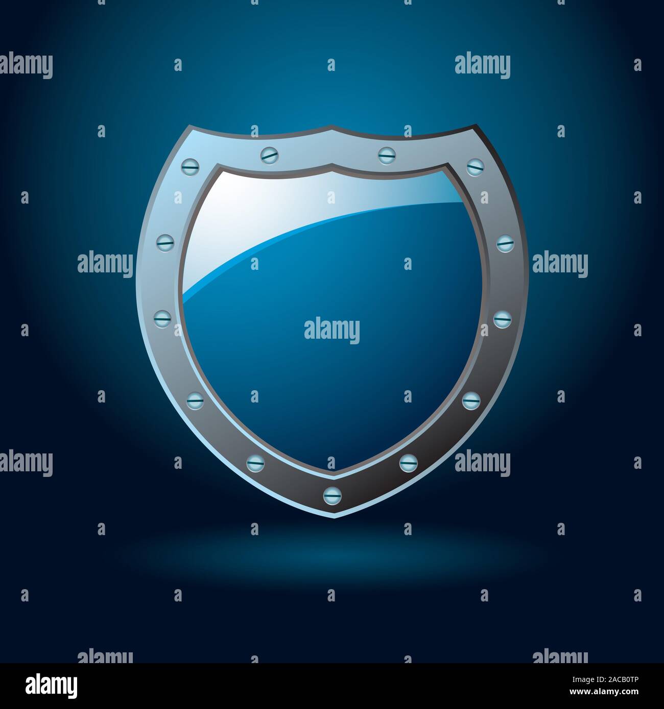 Blue shield hi-res stock photography and images - Alamy
