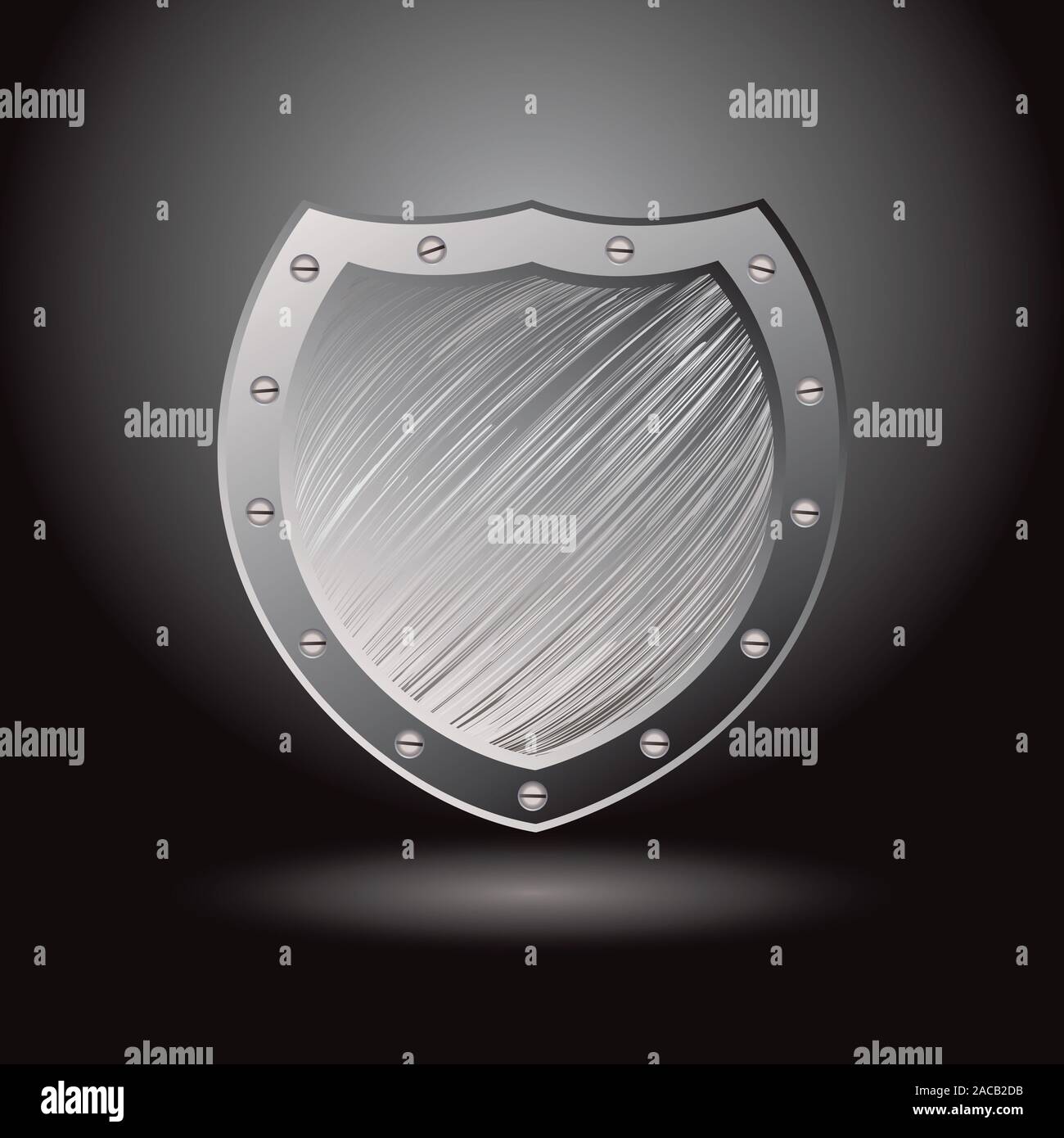 Steel metal shield hi-res stock photography and images - Alamy