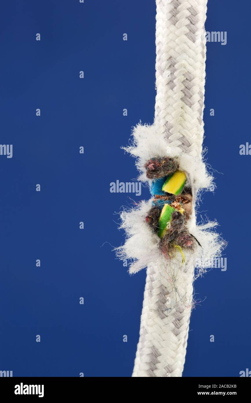 disconnected power cable Stock Photo - Alamy
