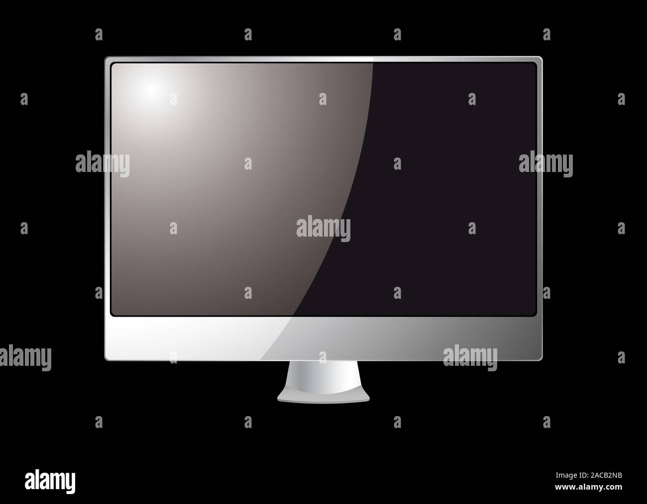 Modern computer monitor Stock Photo - Alamy