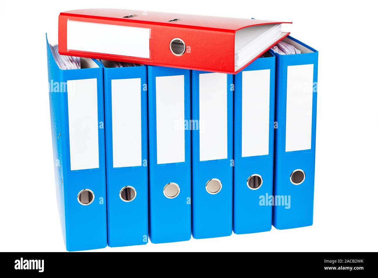 Files Folder with documents and papers Stock Photo - Alamy