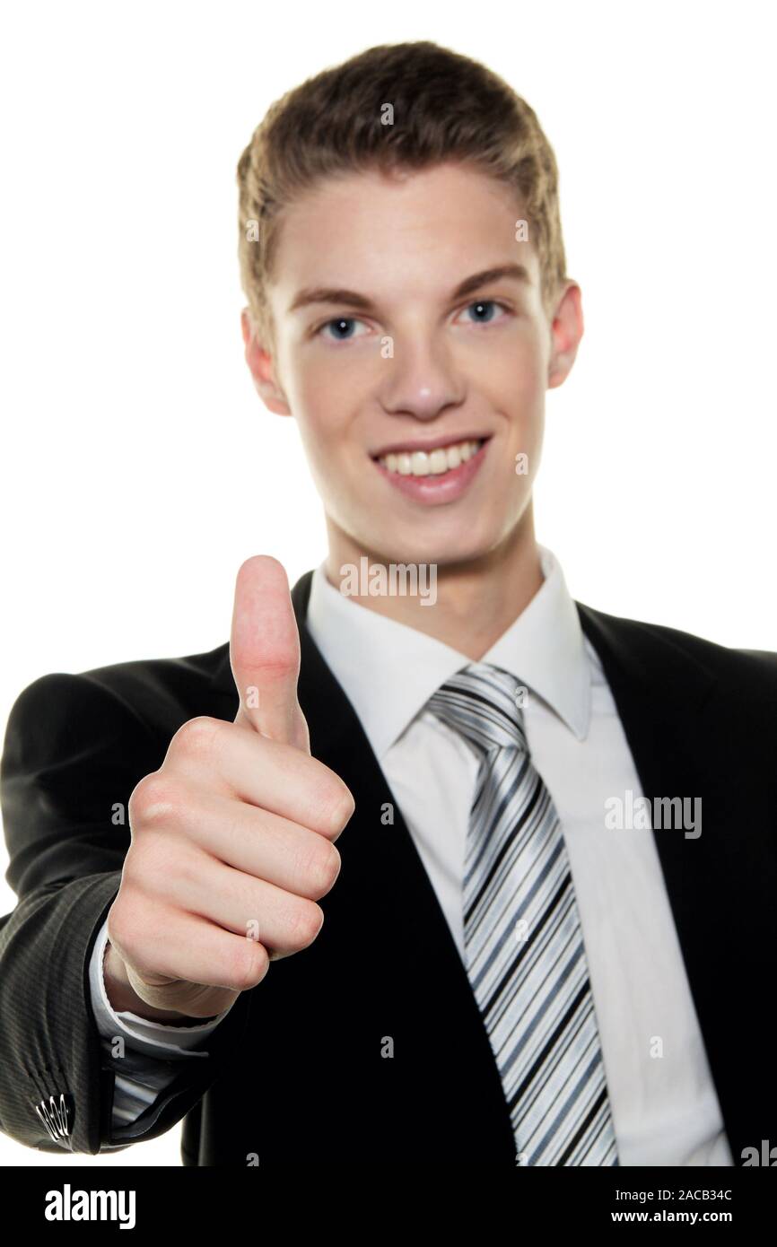 Successful young man Stock Photo - Alamy