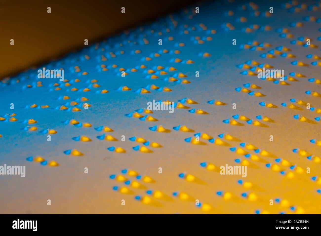 Book in Braille. Braille Script for the Blind Stock Photo - Alamy