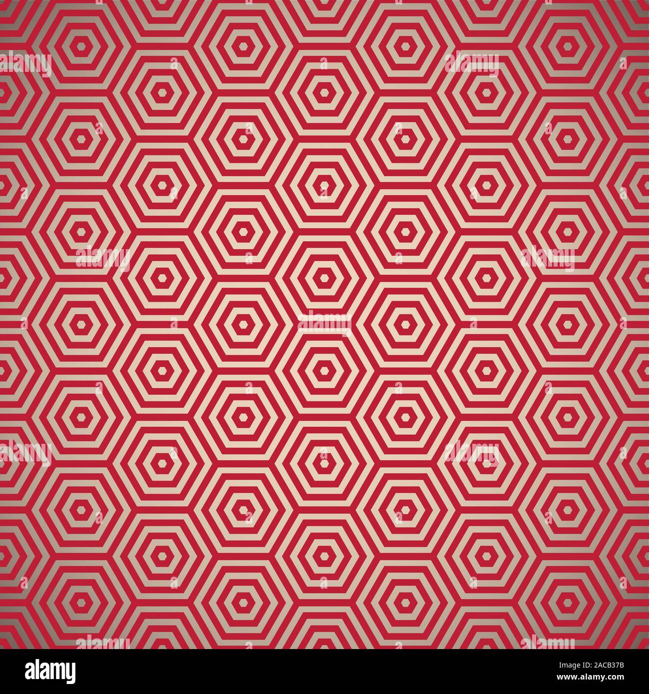 Red hexagon pattern hi-res stock photography and images - Alamy