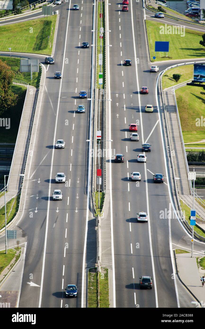 Bratislava city highway hi-res stock photography and images - Alamy