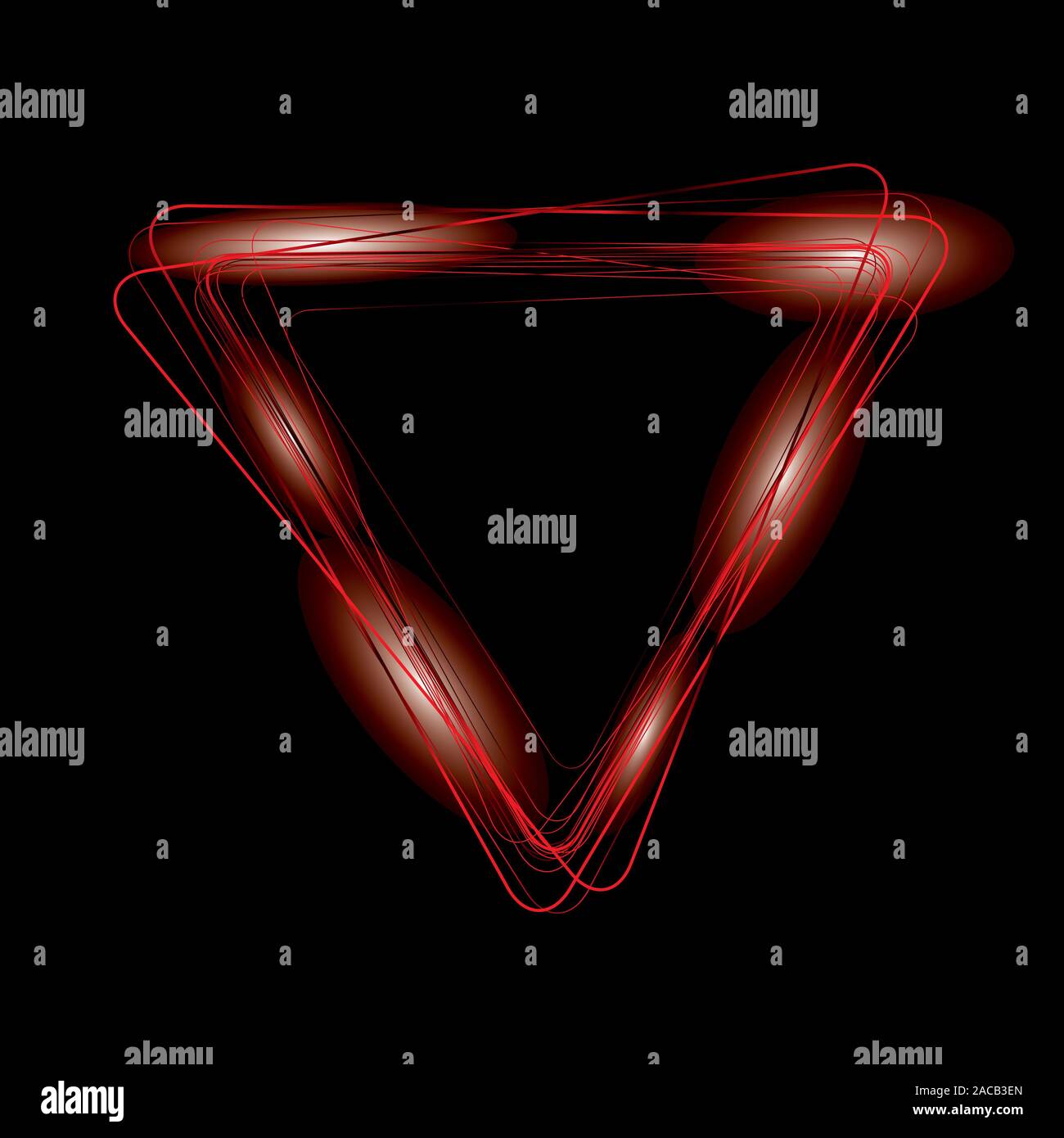 Neon triangle hi-res stock photography and images - Alamy