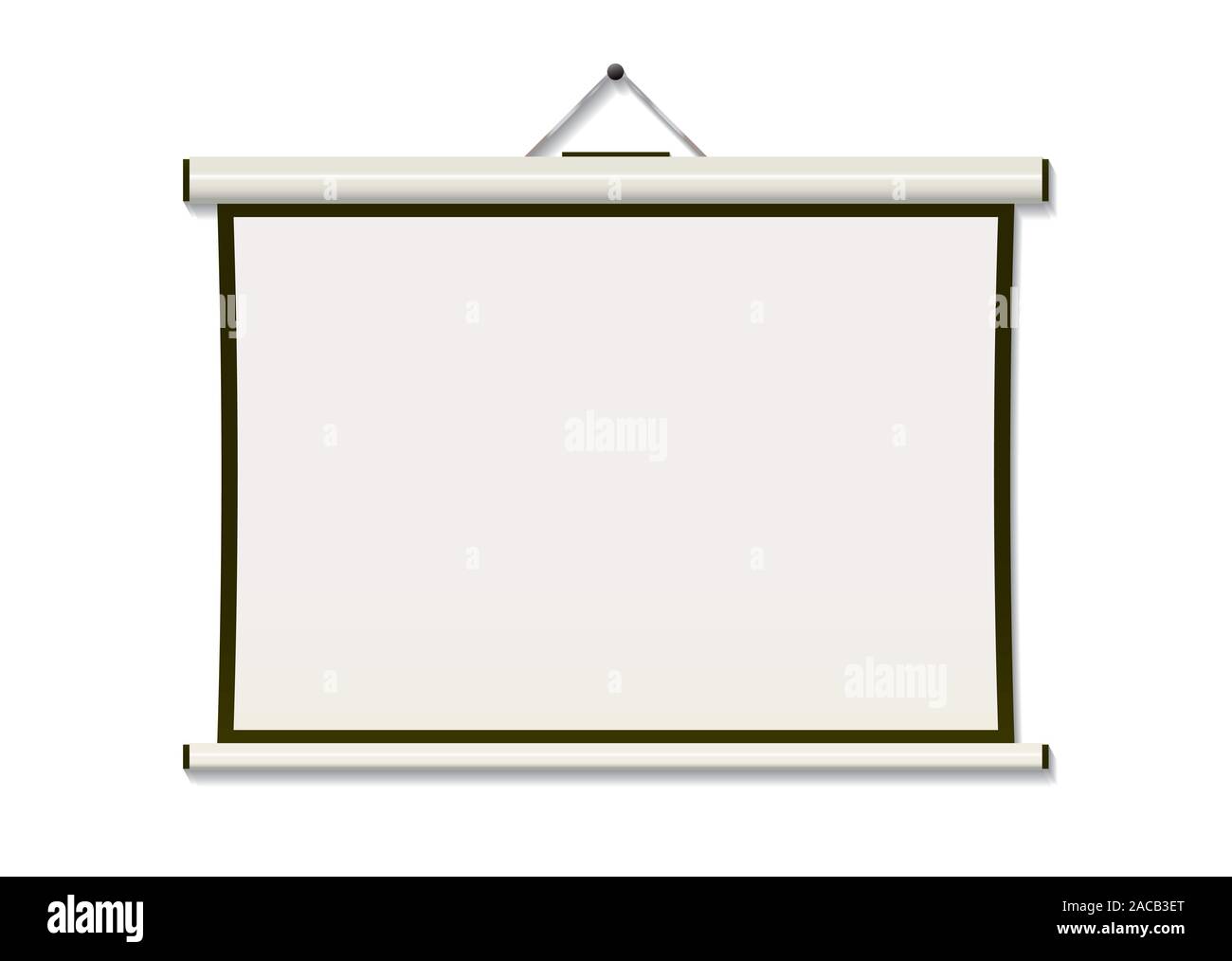 Projection screen hang Stock Photo - Alamy