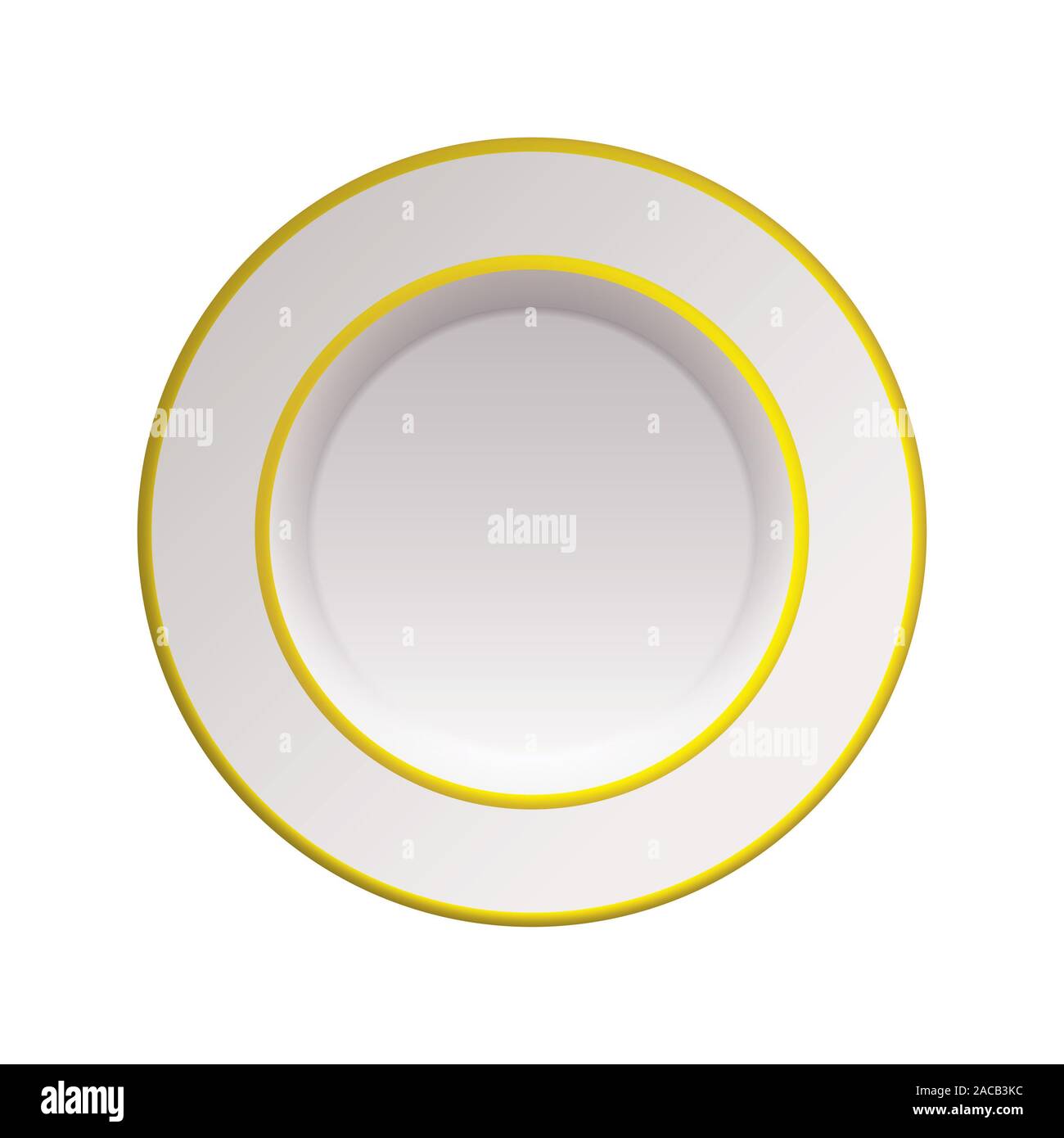 Gold rim plate hi-res stock photography and images - Alamy