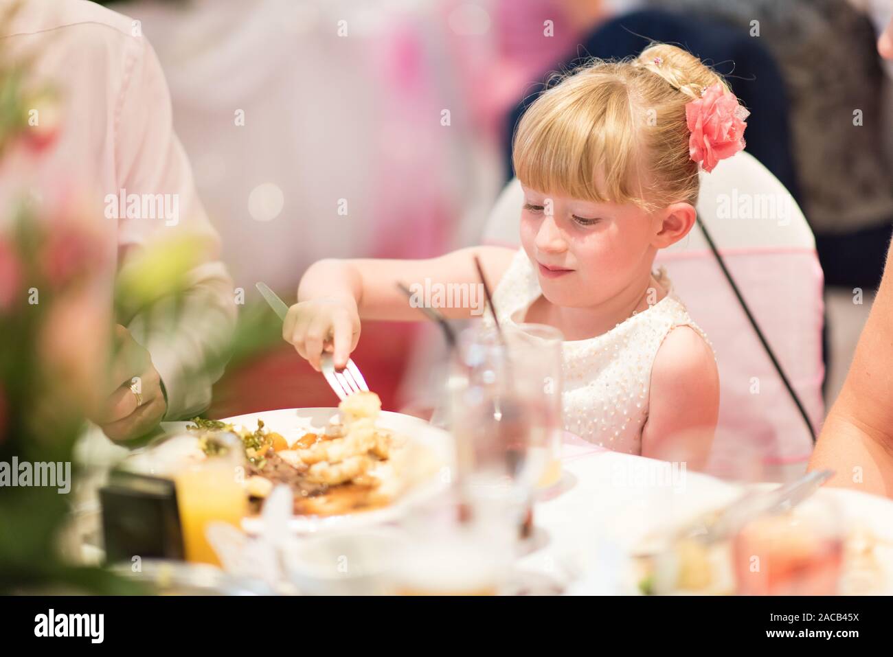 Wedding guests enjoy their Wedding breakfast at the Borough Arms hotel ...