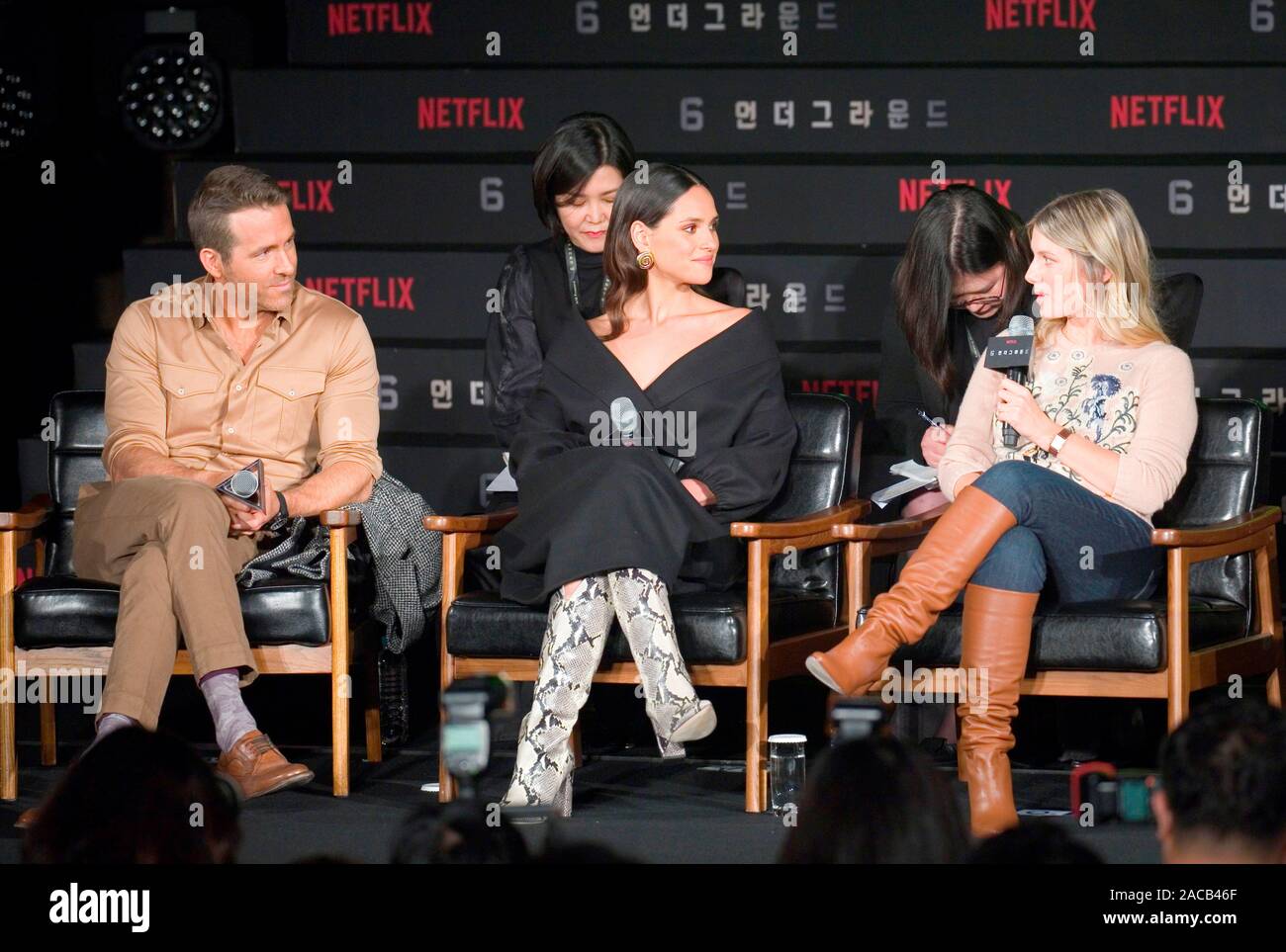 Seoul, South Korea. 2nd Dec, 2019. . 02nd Dec, 2019. Ryan Reynolds ...