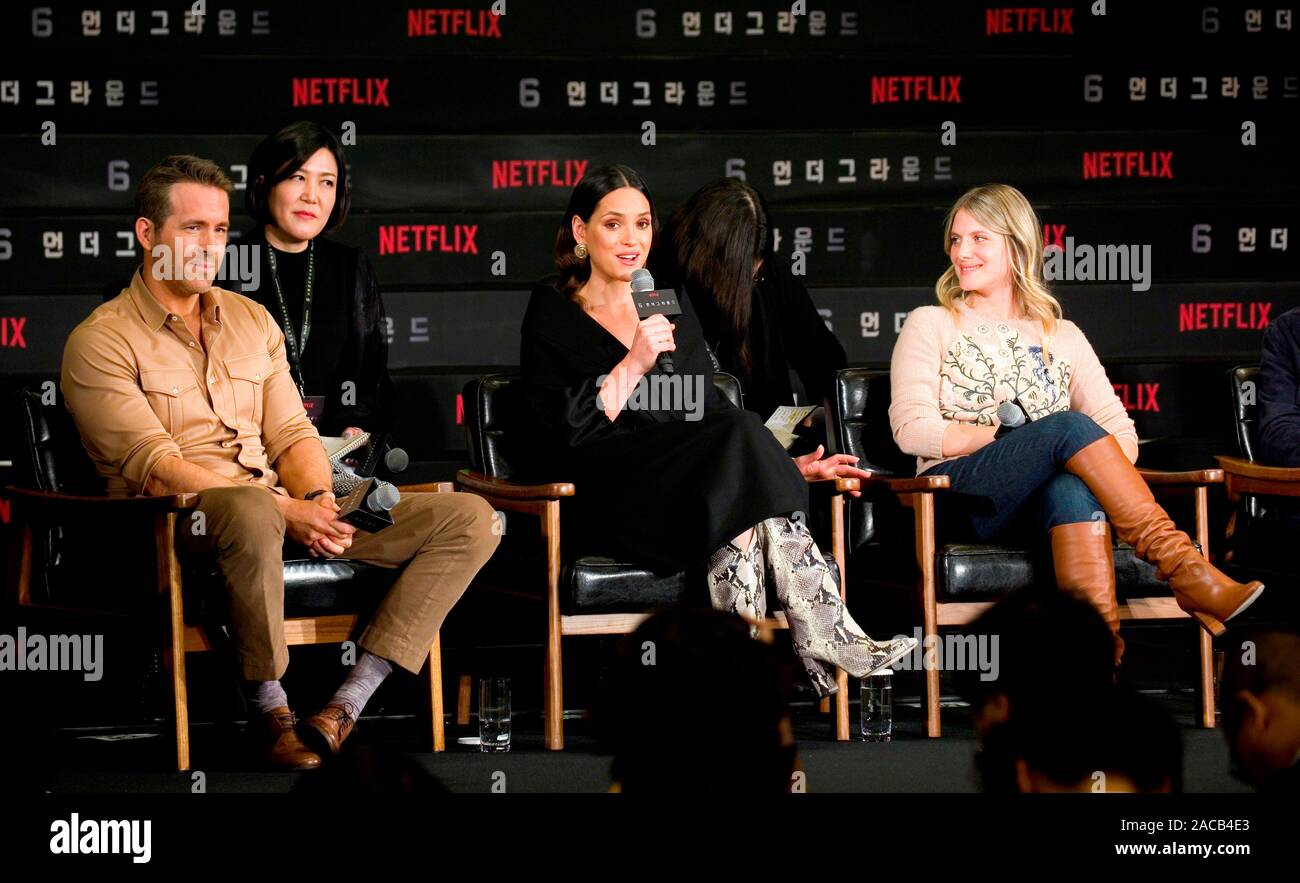 Seoul, South Korea. 2nd Dec, 2019. . 02nd Dec, 2019. Ryan Reynolds ...