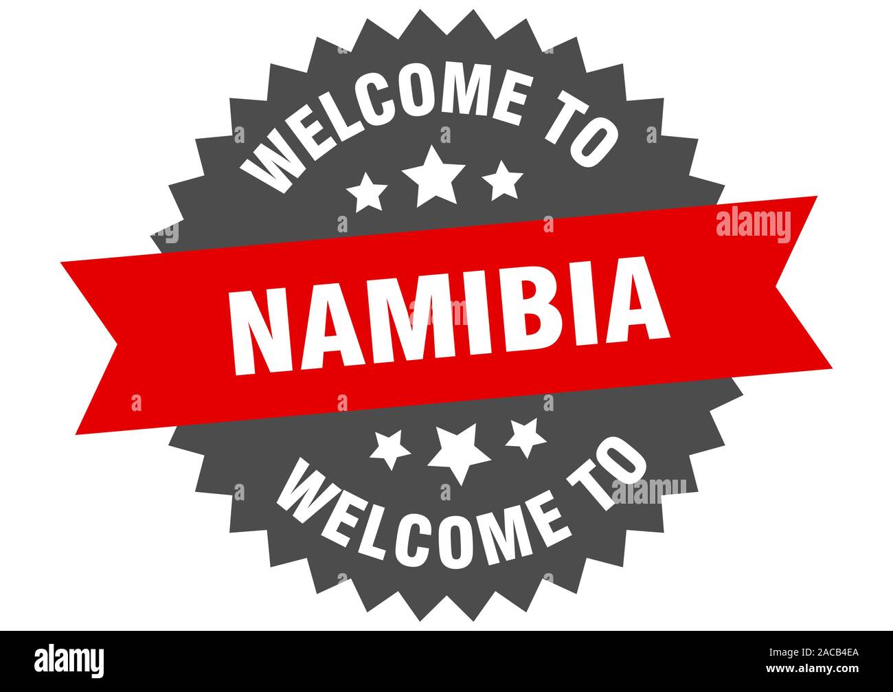 Namibia sign. welcome to Namibia red sticker Stock Vector Image & Art ...