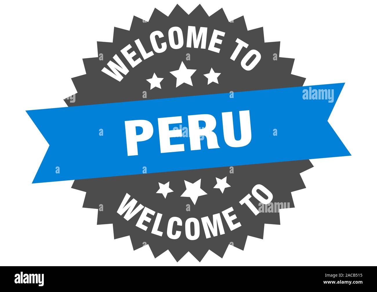 Peru sign. welcome to Peru blue sticker Stock Vector Image & Art - Alamy