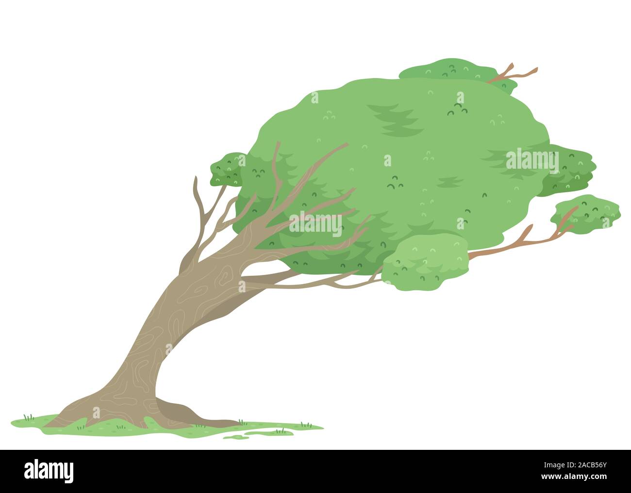 Cartoon tree clipart hi-res stock photography and images - Alamy