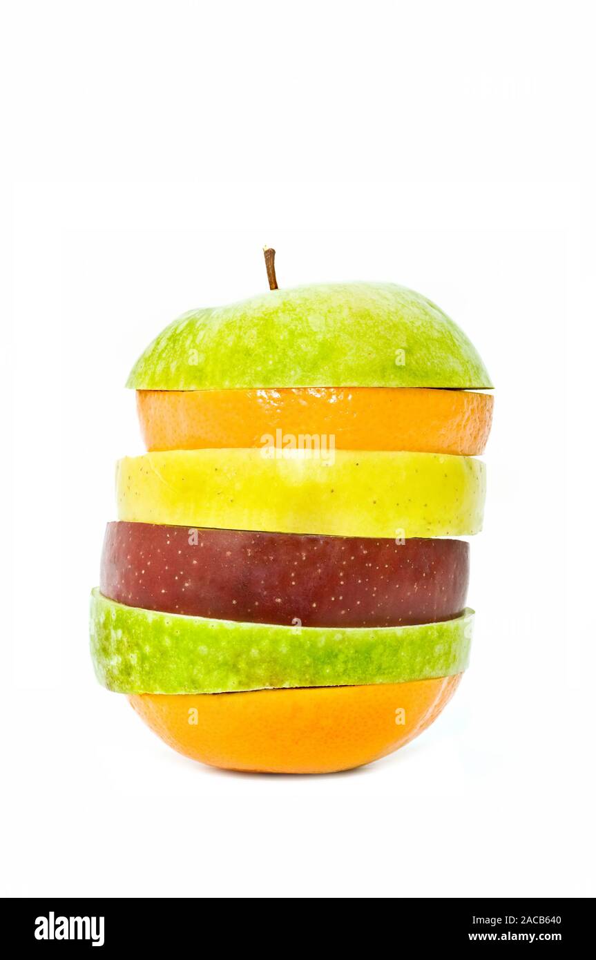 Fruits food nutrition diet Cut Out Stock Images & Pictures - Alamy