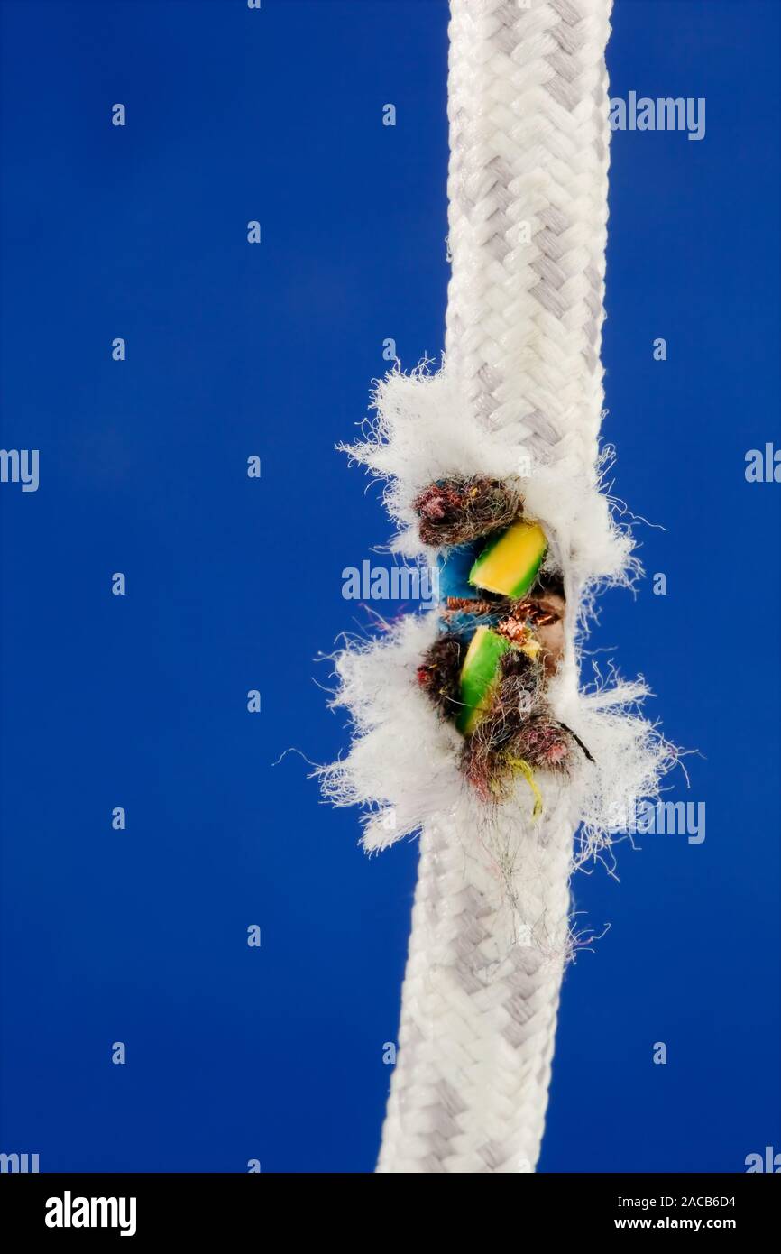 disconnected power cable Stock Photo - Alamy