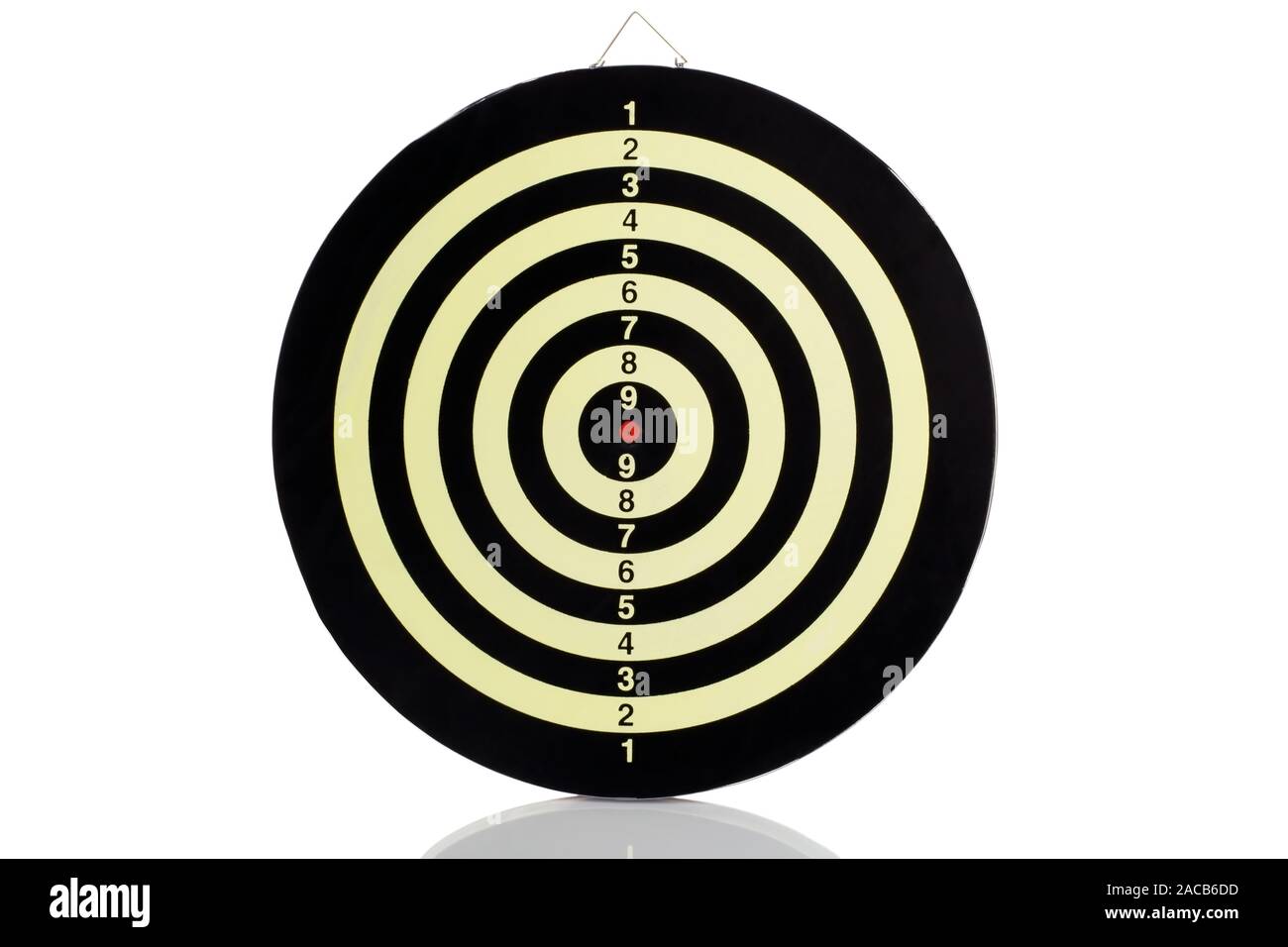 Arrow game with throwing arrow Stock Photo - Alamy