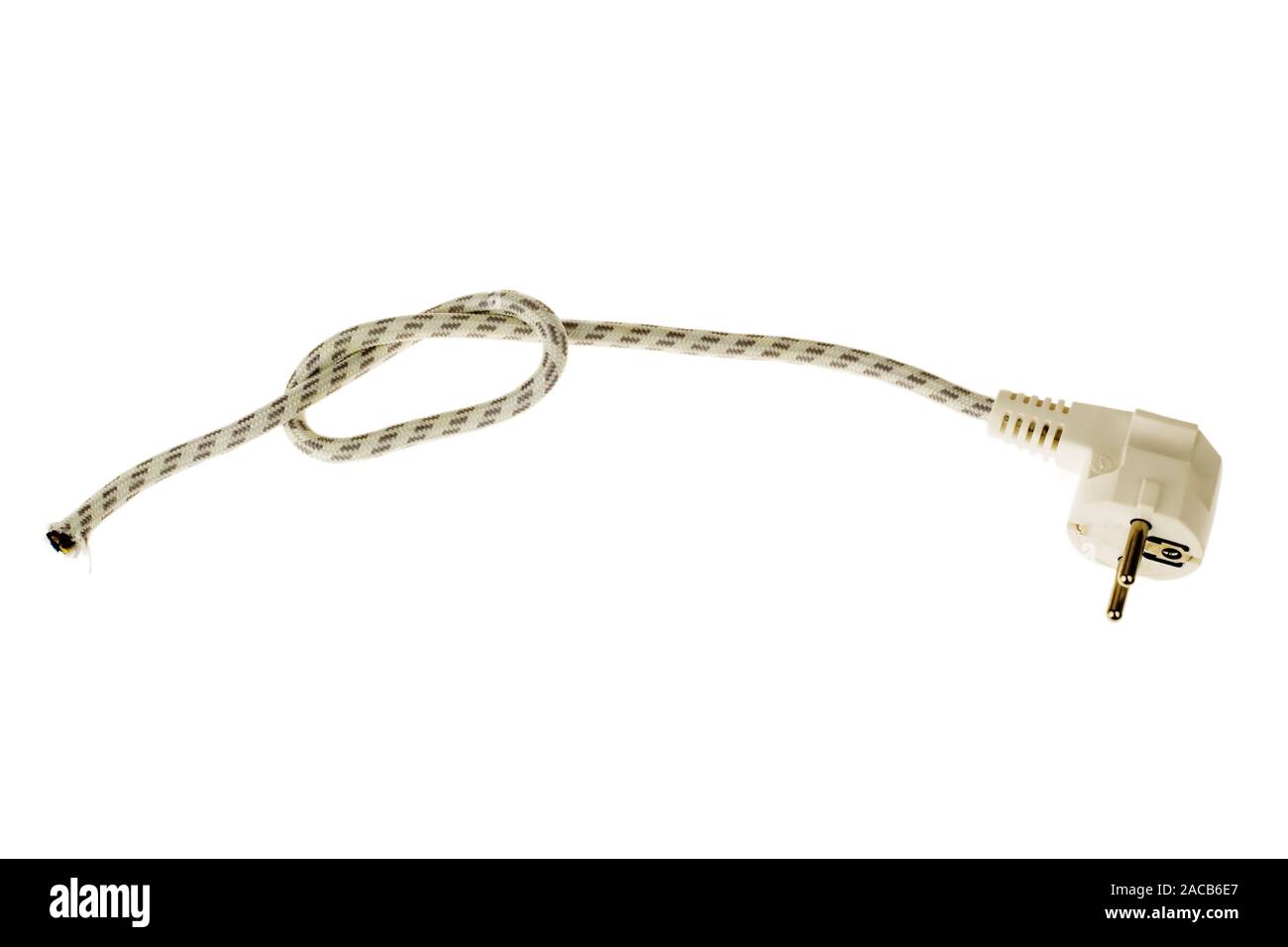 Power plug and disconnected cable Stock Photo - Alamy