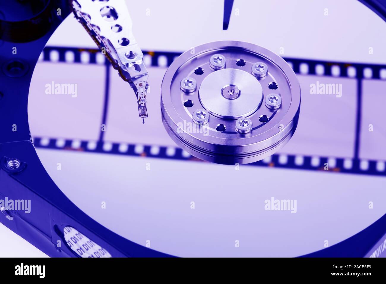 Hard disk of a computer Stock Photo - Alamy