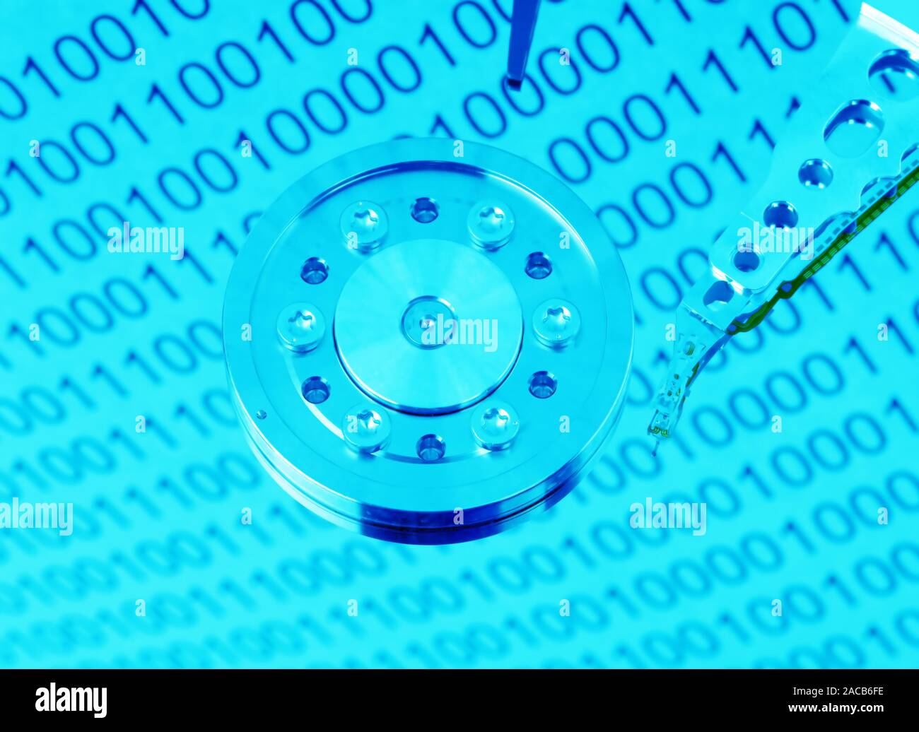 Hard disk of a computer Stock Photo - Alamy
