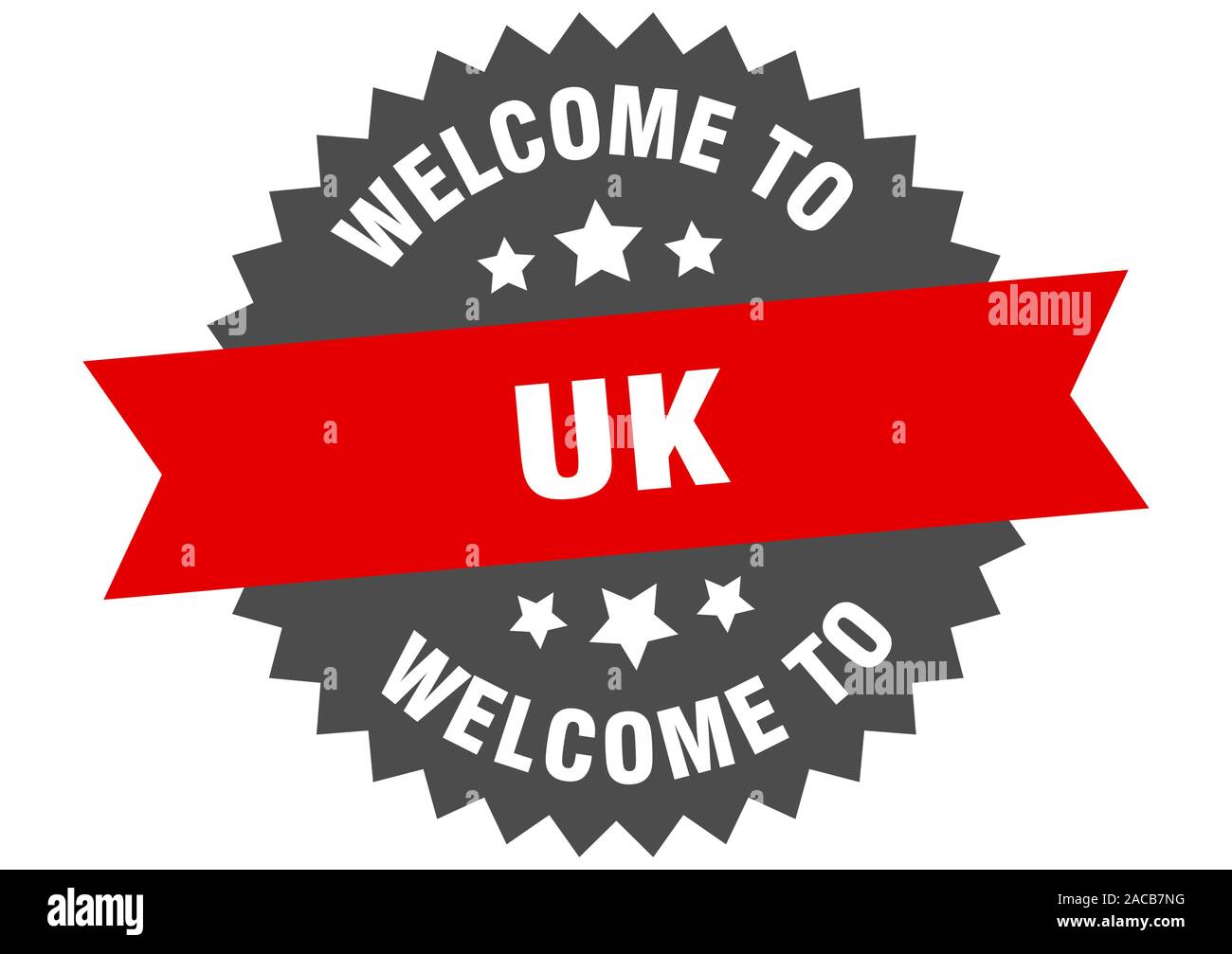 Welcome to sign uk Stock Vector Images - Alamy