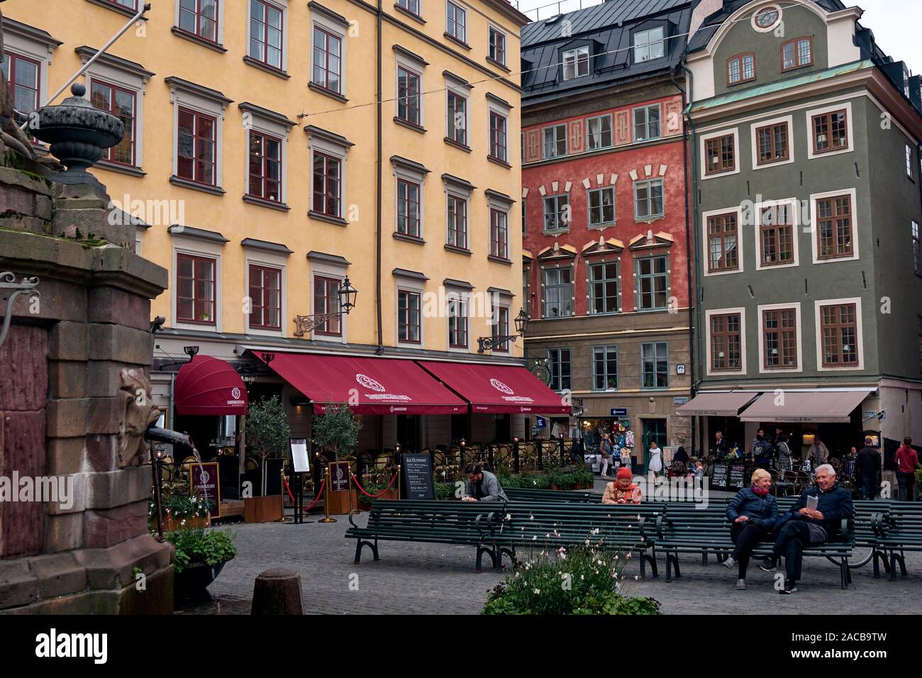 The Landscape of Stortorget square, one of the most famous attraction ...