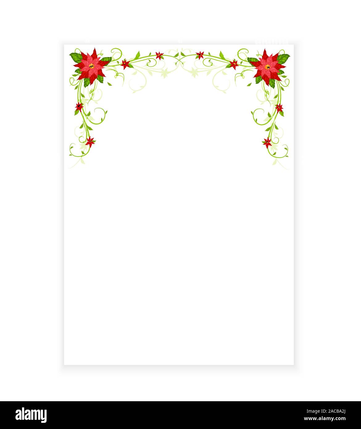 Background red poinsettia flowers Stock Vector Images - Alamy