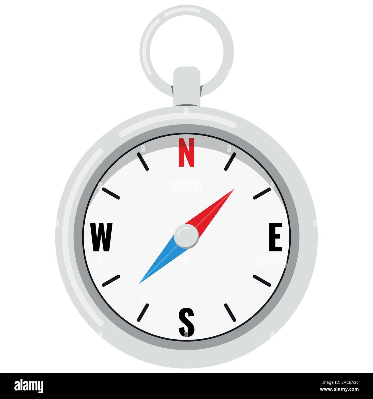 Compass vector image isolated on white background Stock Vector Image ...