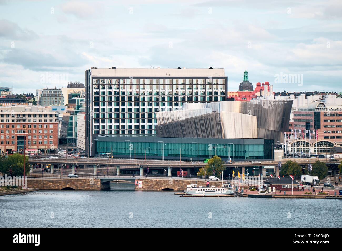 The landscape of Stockholm Waterfront Congress Centre from ...
