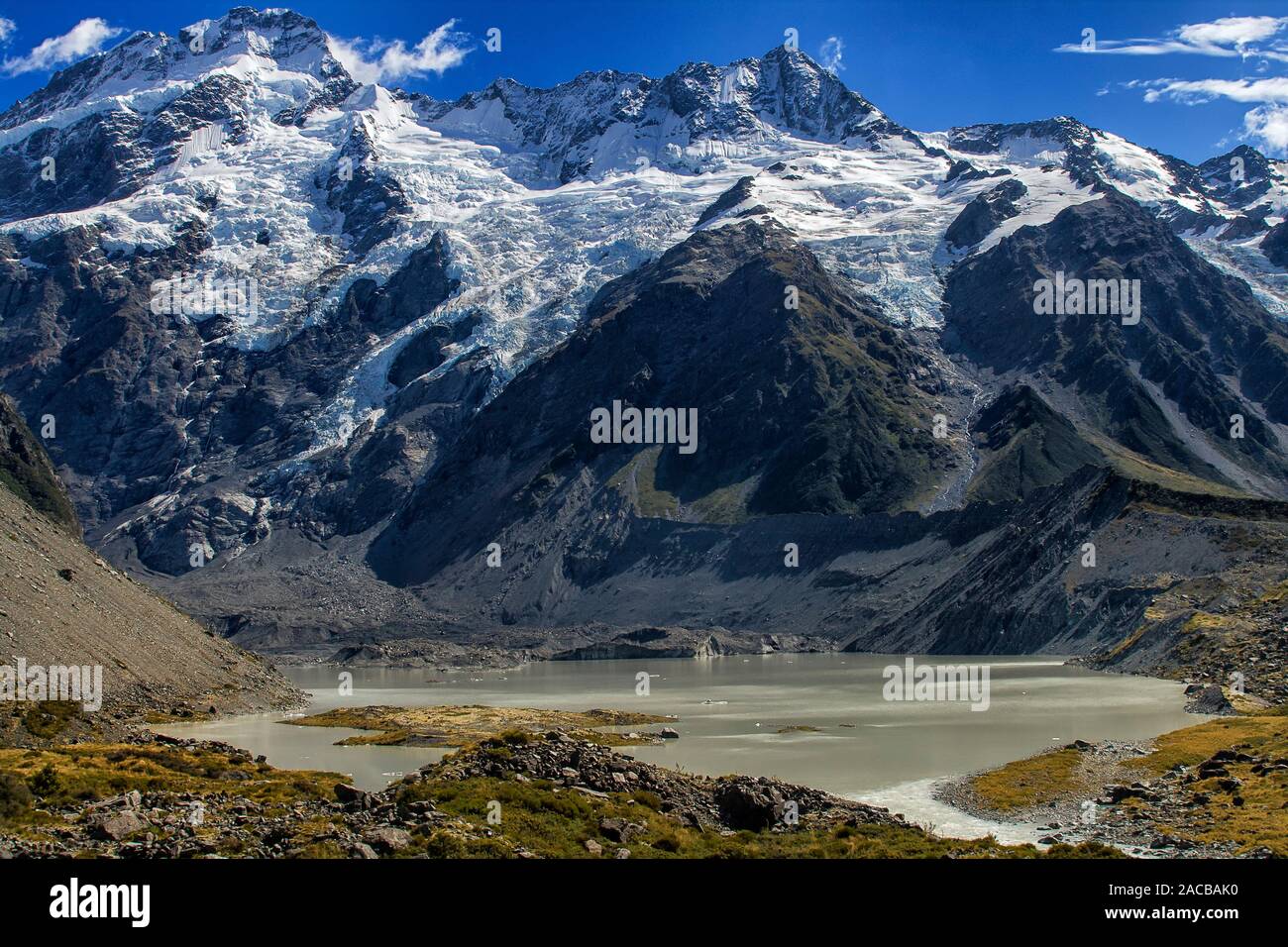 Majestic Mount Cook, Aoraki/Mount Cook National park in New Zealand ...