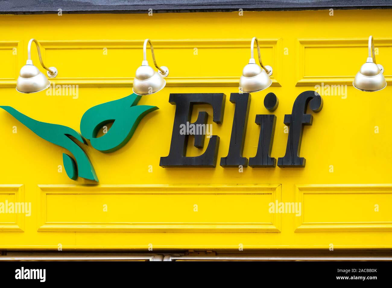 Elif, a Turkish BBQ restaurant on Bold Street in Liverpool Stock Photo ...