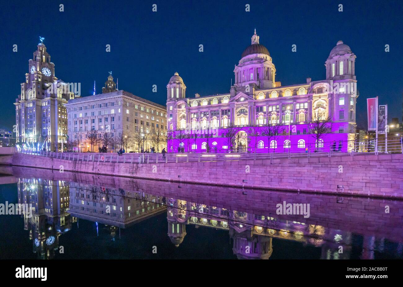 The Three Graces of Liverpool Stock Photo - Alamy