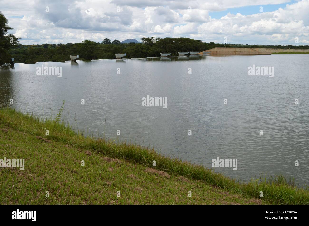 Peaceful view of Kamuzu Dam II in one of the poorest countries in the ...