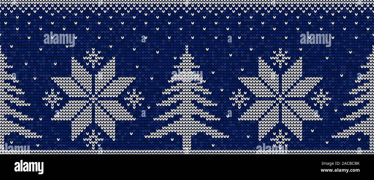 Blue and white christmas seamless pattern background vector Stock ...