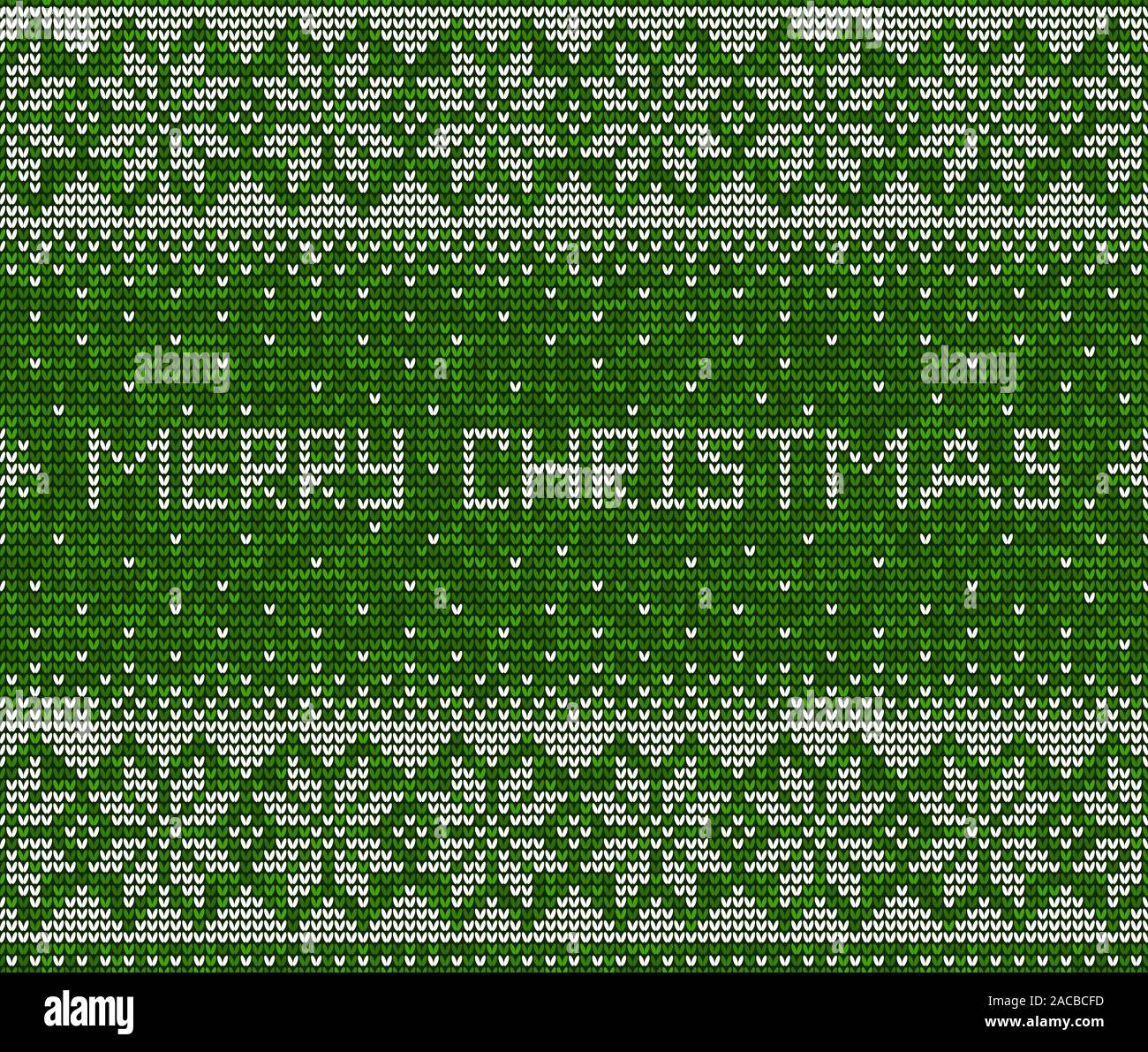 Merry Christmas knitting seamless pattern background vector Stock ...