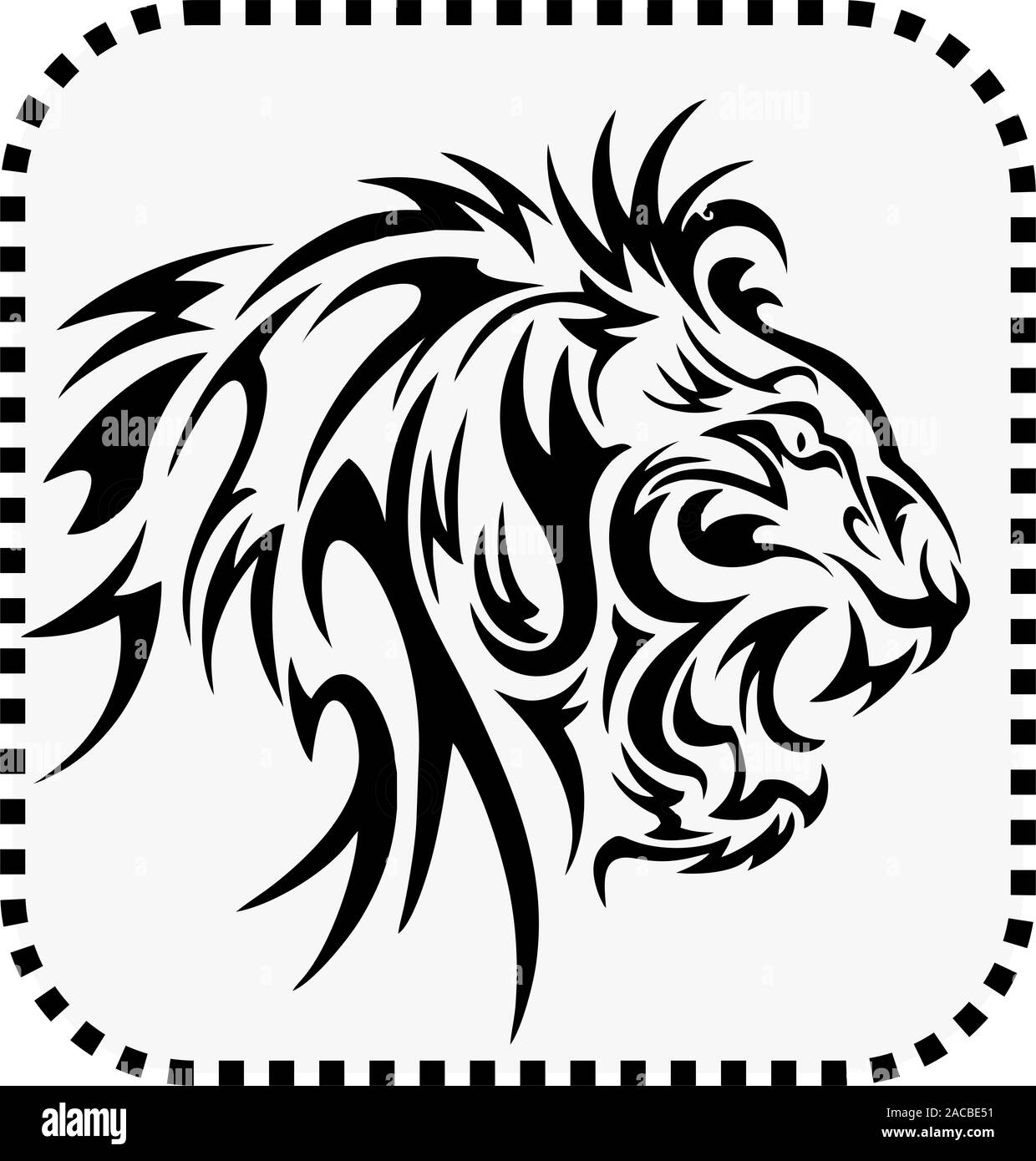 tattoo design in vector Stock Photo - Alamy