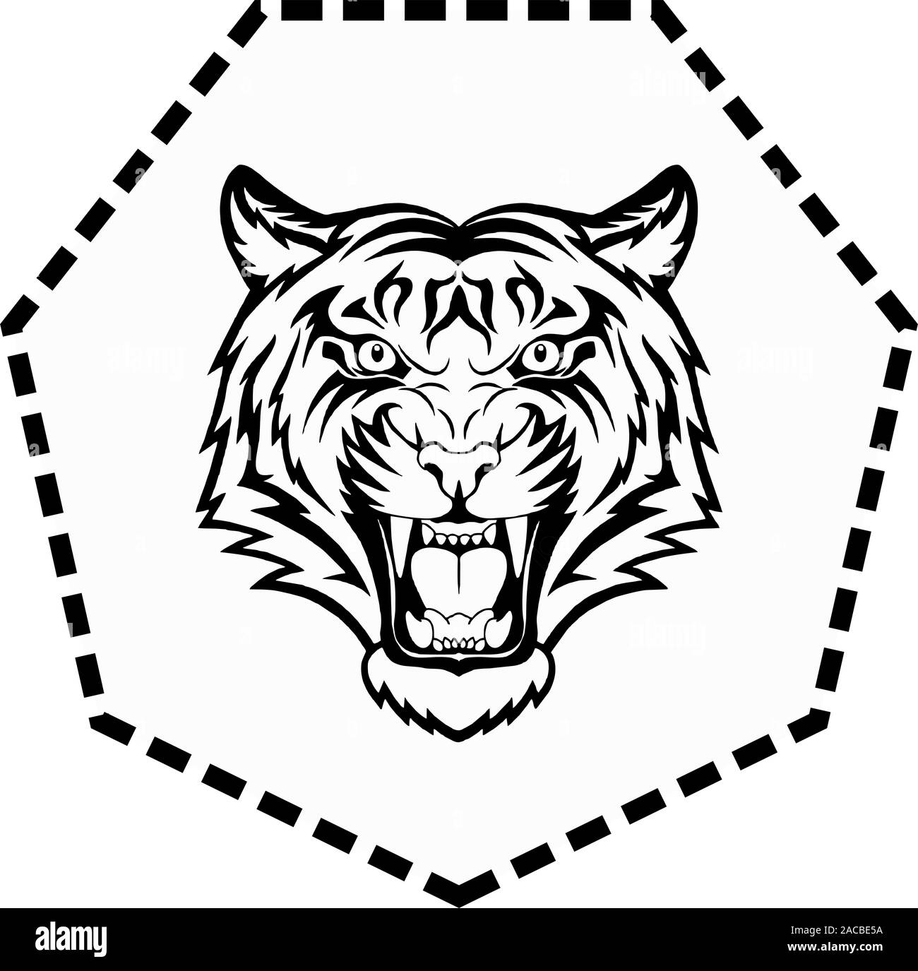 tattoo design in vector Stock Photo - Alamy