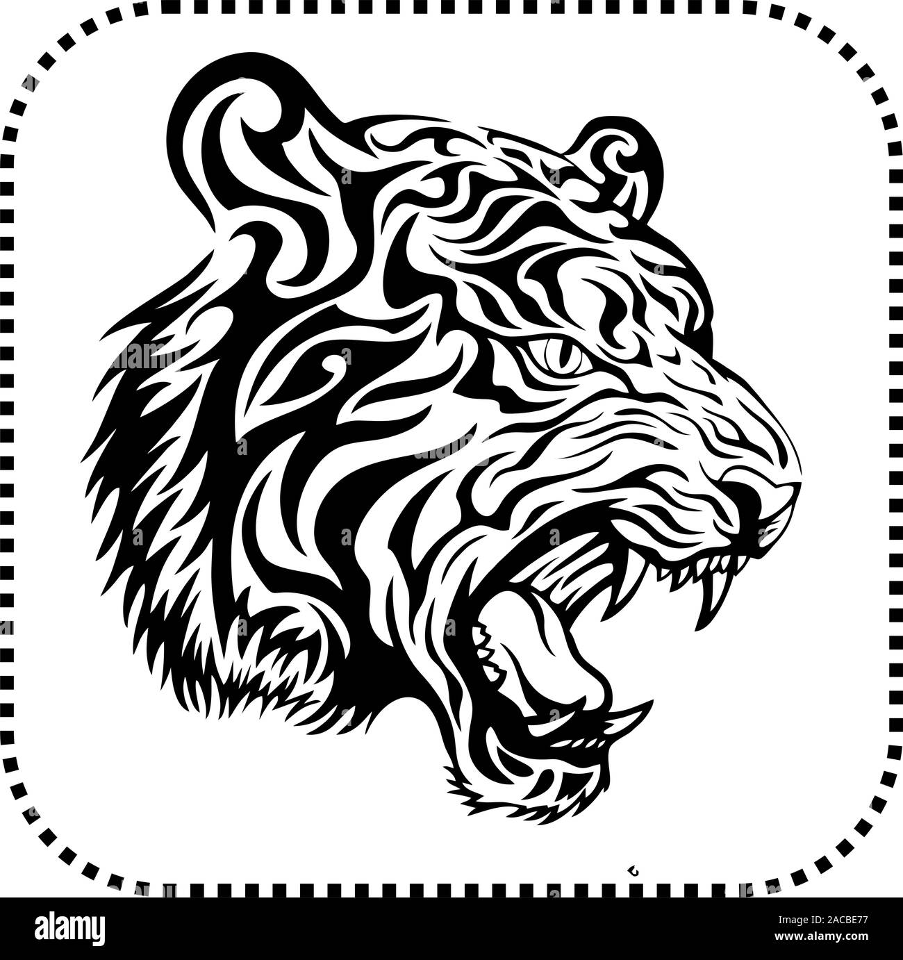 tattoo design in vector Stock Photo - Alamy