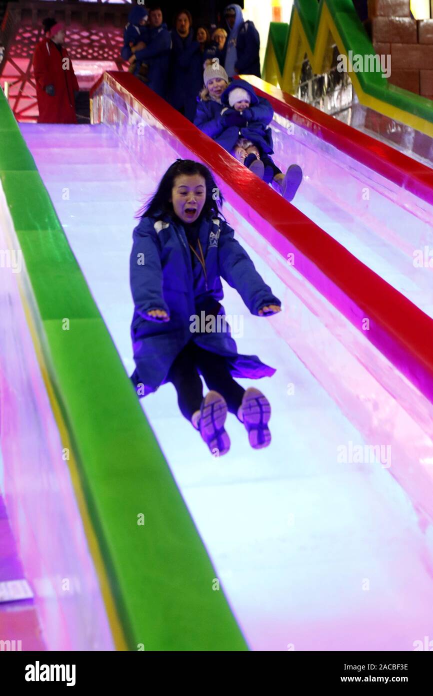 Ice slide china hi-res stock photography and images - Alamy