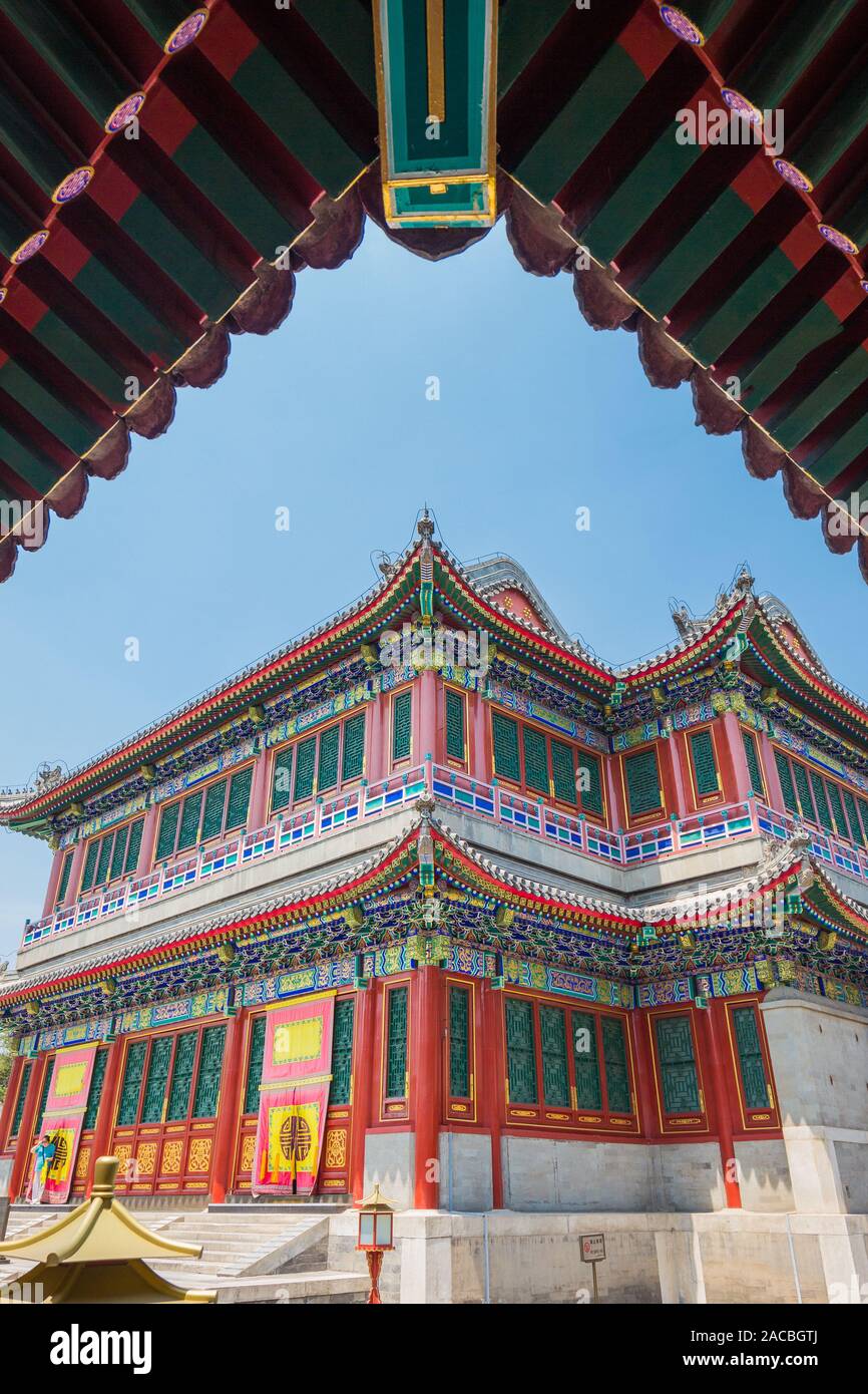 Beautiful Chinese style building - Great Opera Hall Stock Photo - Alamy
