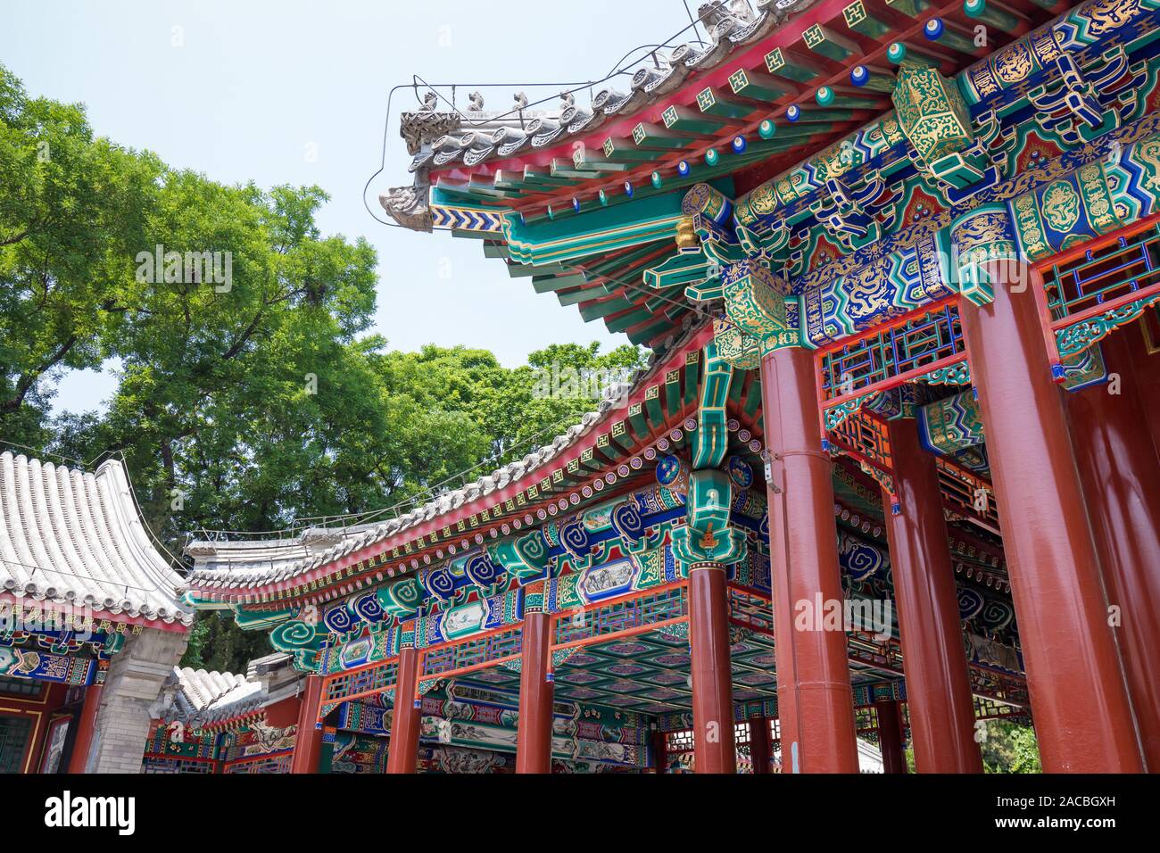 Part of the facade of the Great Opera Hall with beautiful Chinese ...