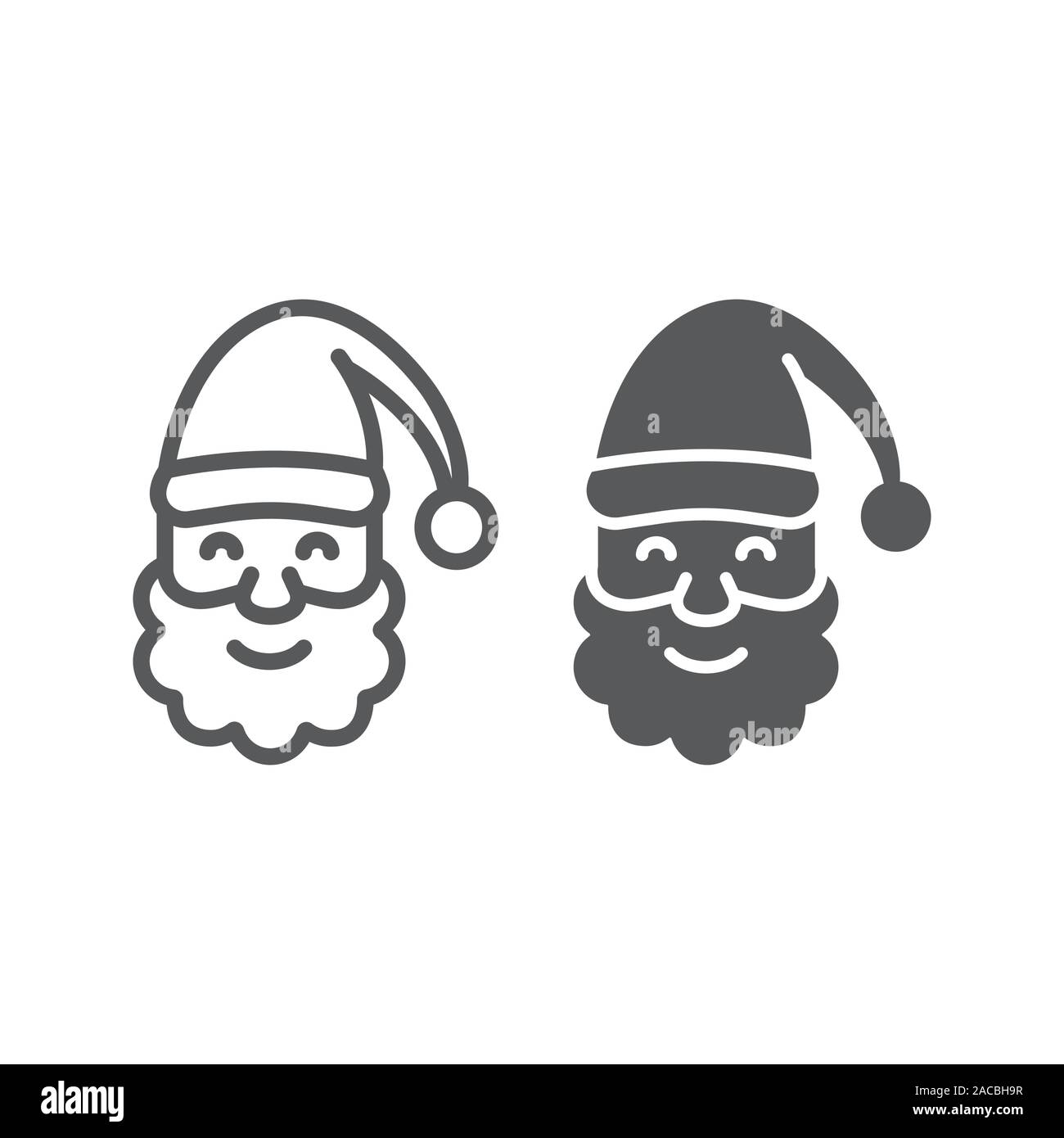 Santa Claus Face Pattern