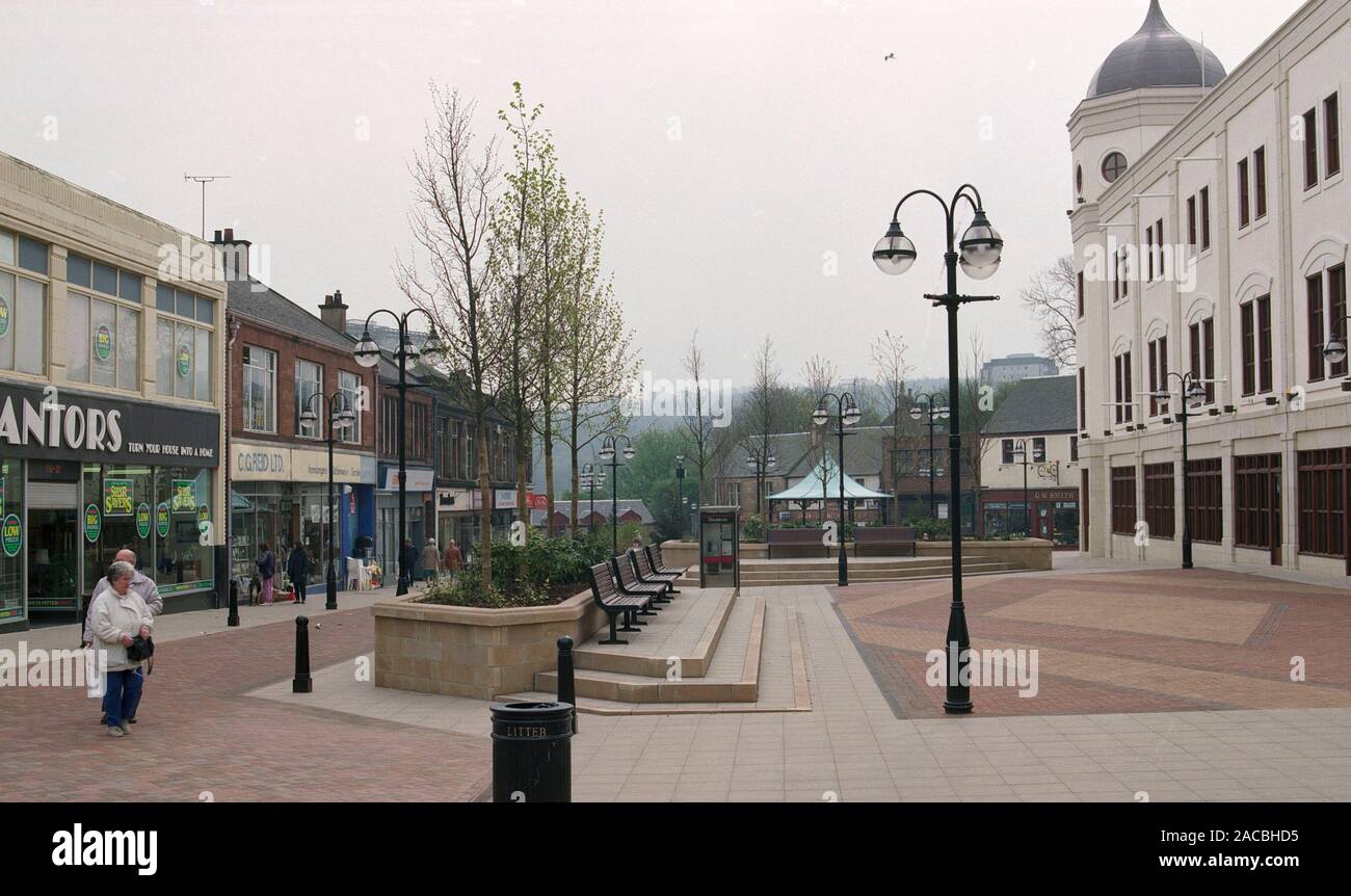 The town centre of Falkirk, Central Scotland, in 1994 Stock Photo - Alamy