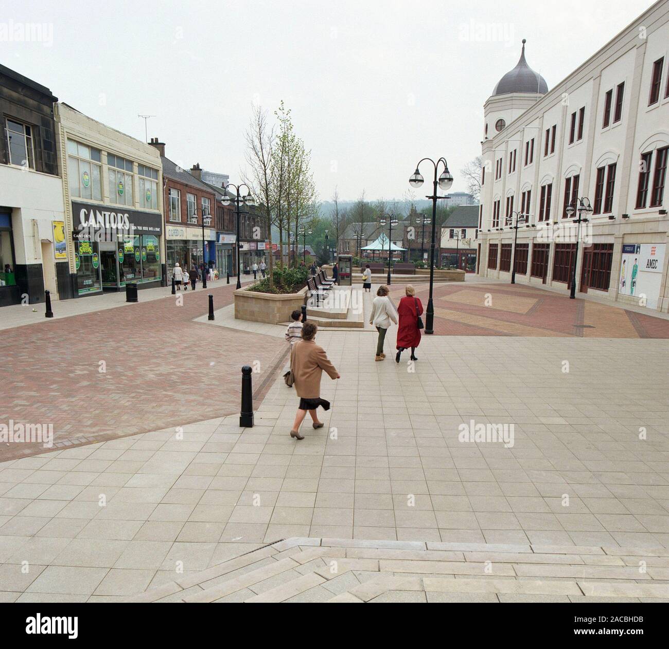 The town centre of Falkirk, Central Scotland, in 1994 Stock Photo - Alamy
