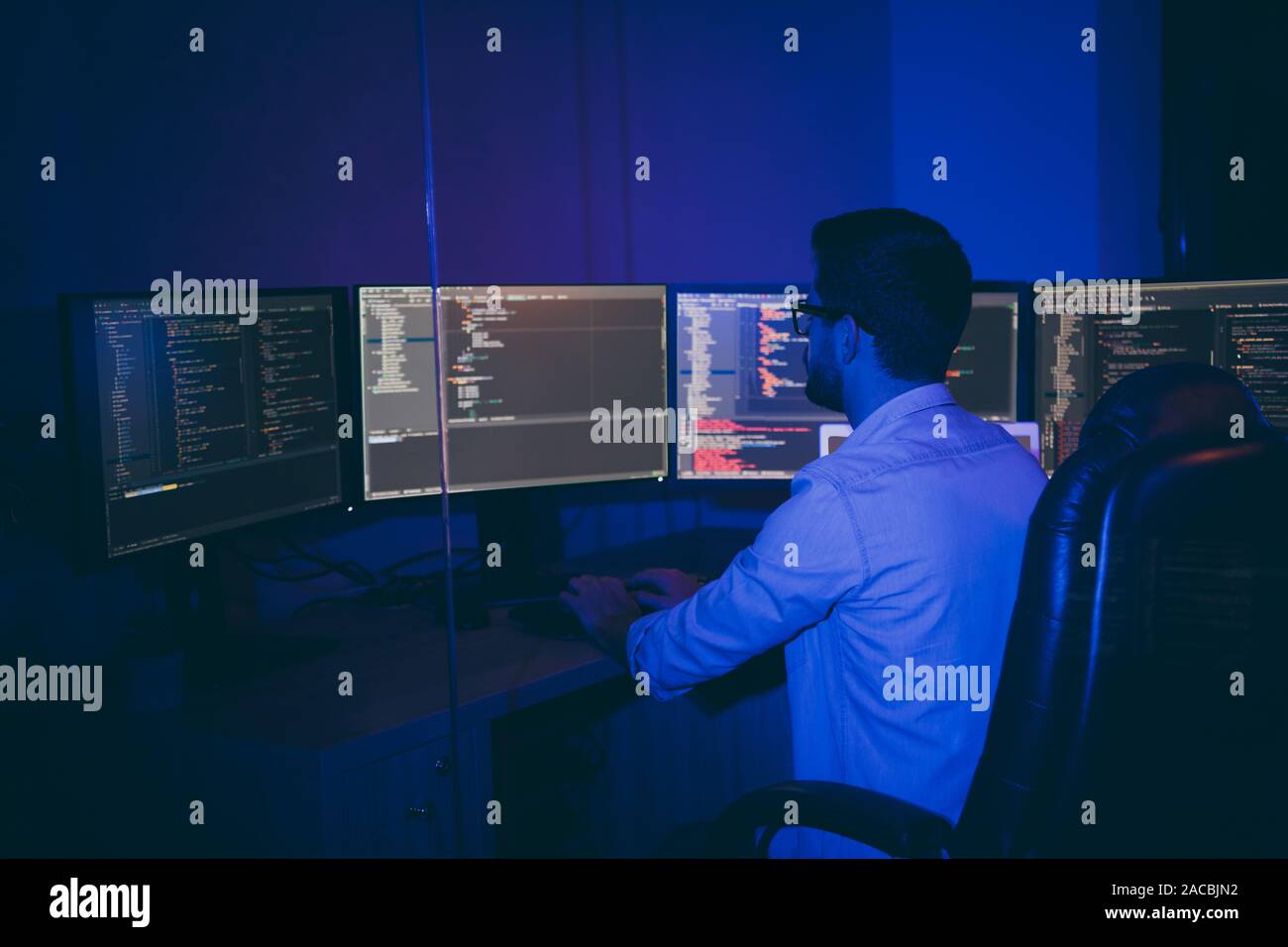 Profile side view of his he nice senior middle devops expert guy ... Profile side view of his he nice senior middle devops expert guy ...