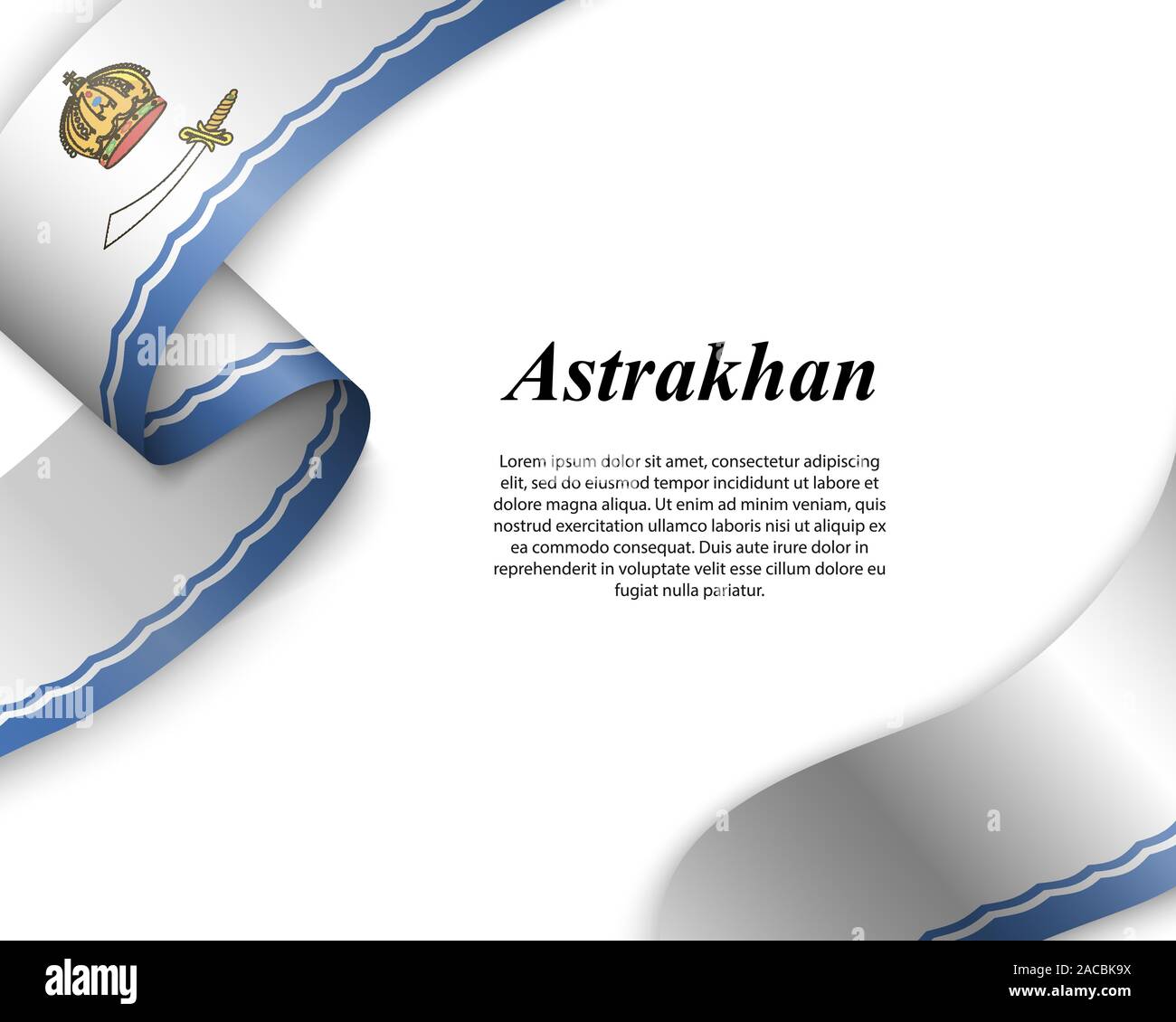 Flag of astrakhan Stock Vector Images - Alamy