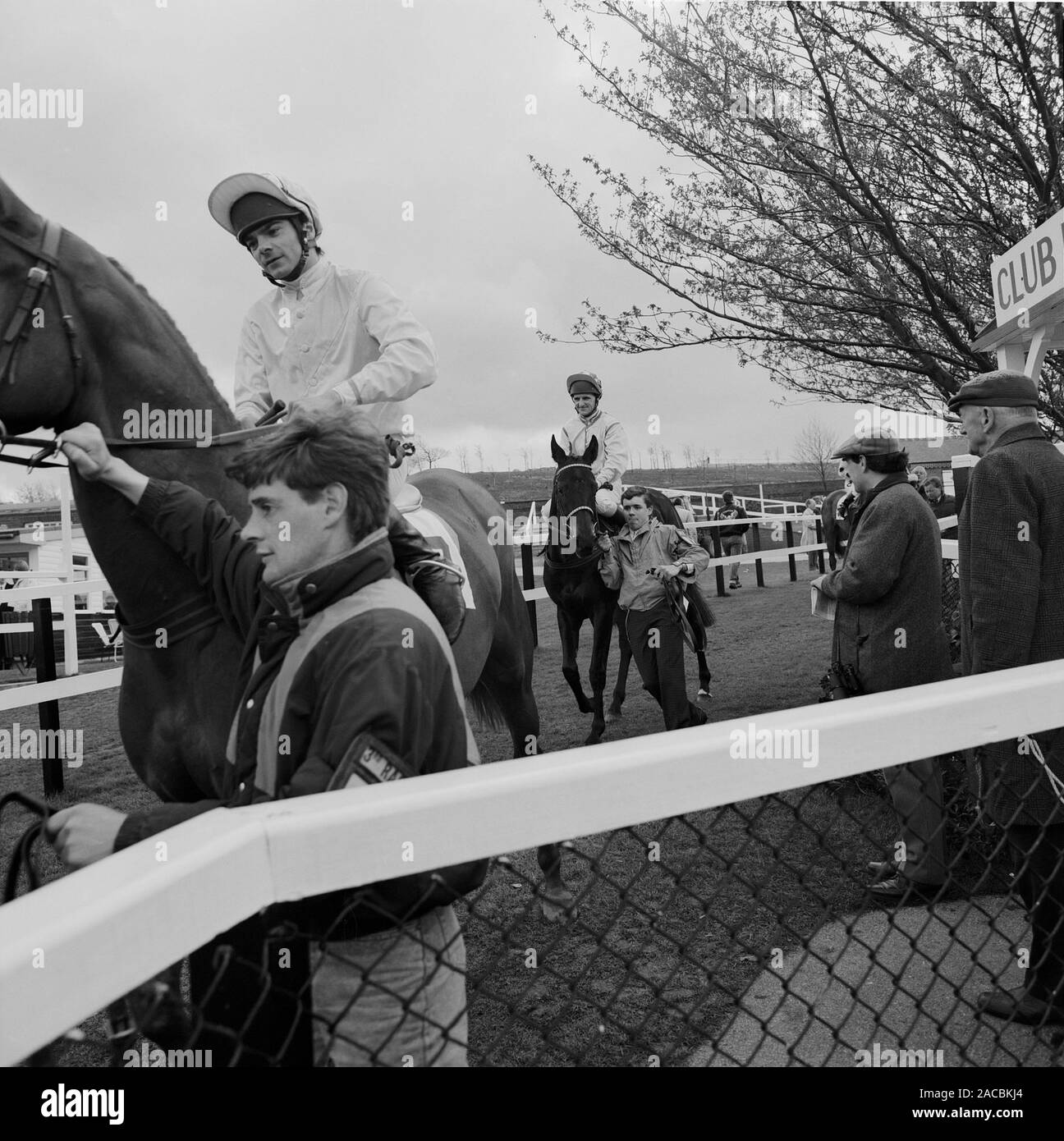 Pontefract races Black and White Stock Photos & Images - Alamy