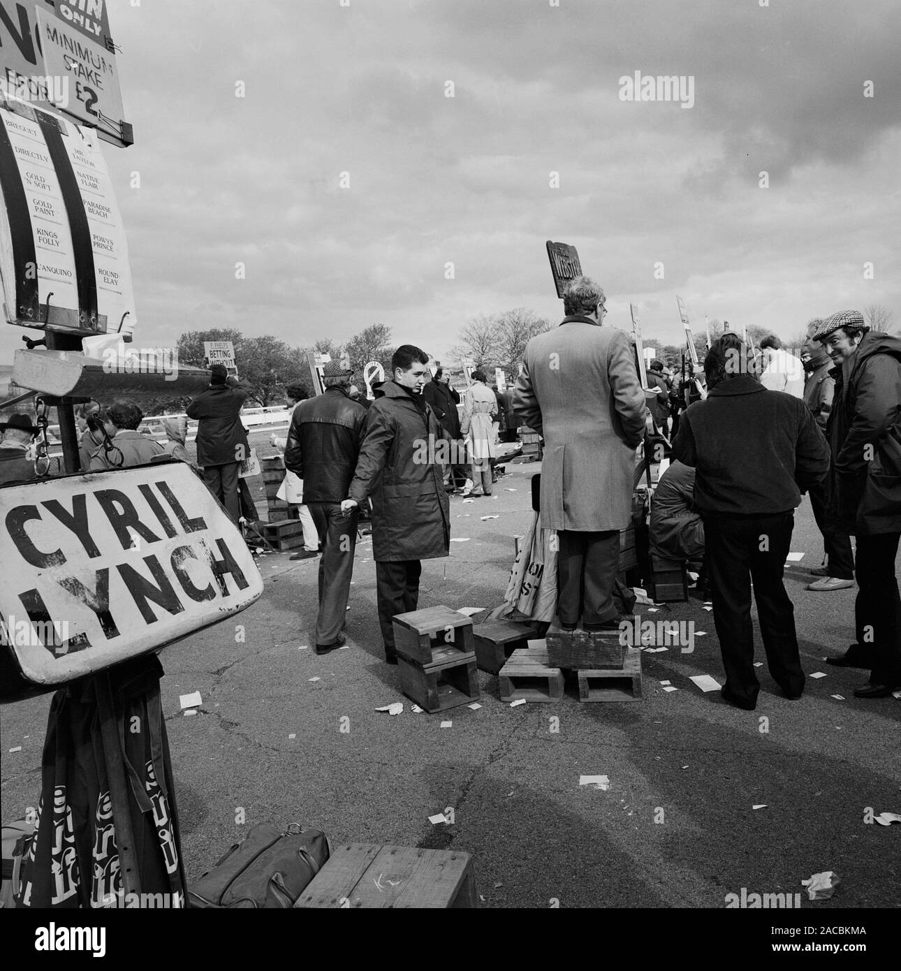 Characters at Pontefract races, West Yorkshire, Northern England, UK in ...
